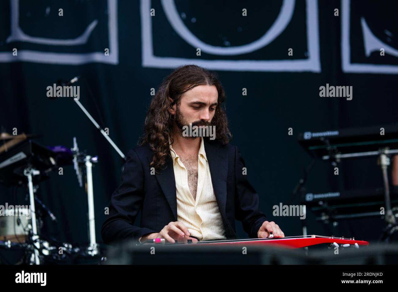 Sheffield, UK. 22nd July 2023. Blossoms live on the Sarah Nulty Main ...
