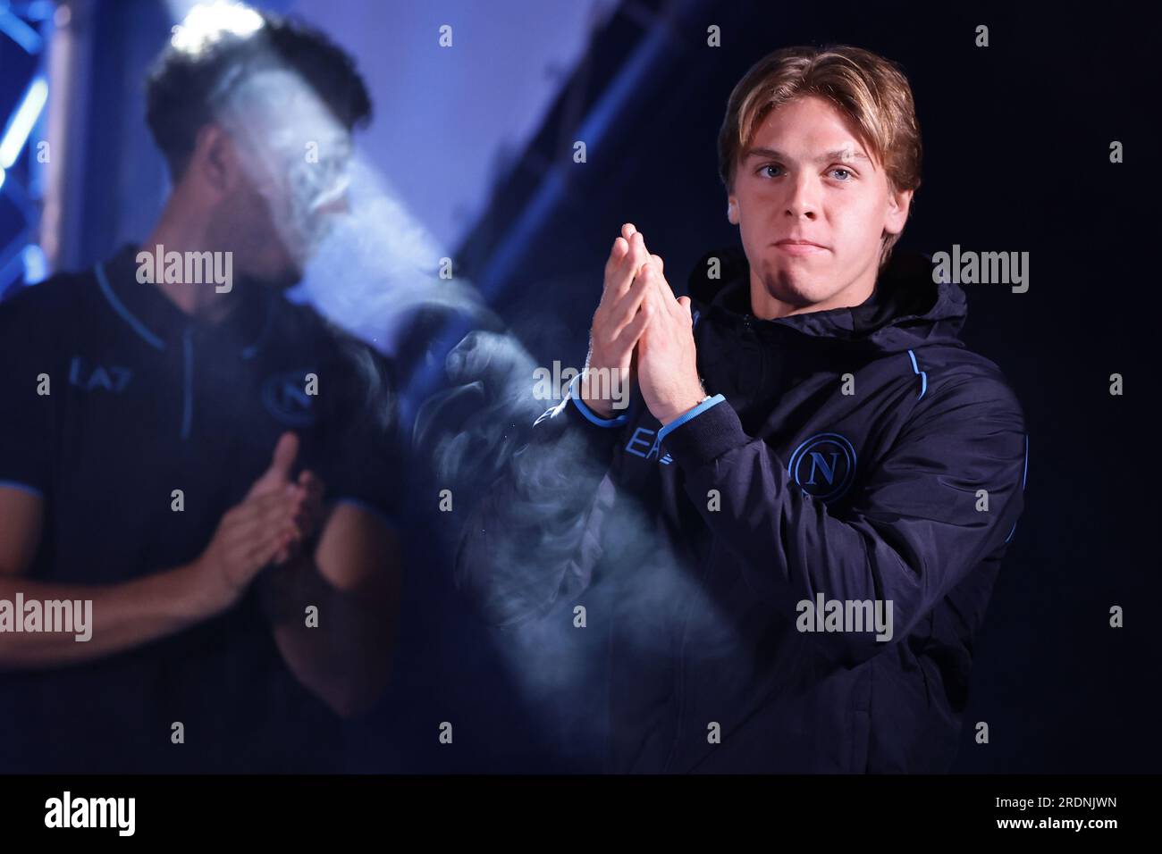 SSC Napoli’s Italian forward Alessio Zerbin gesticulate during SSC ...