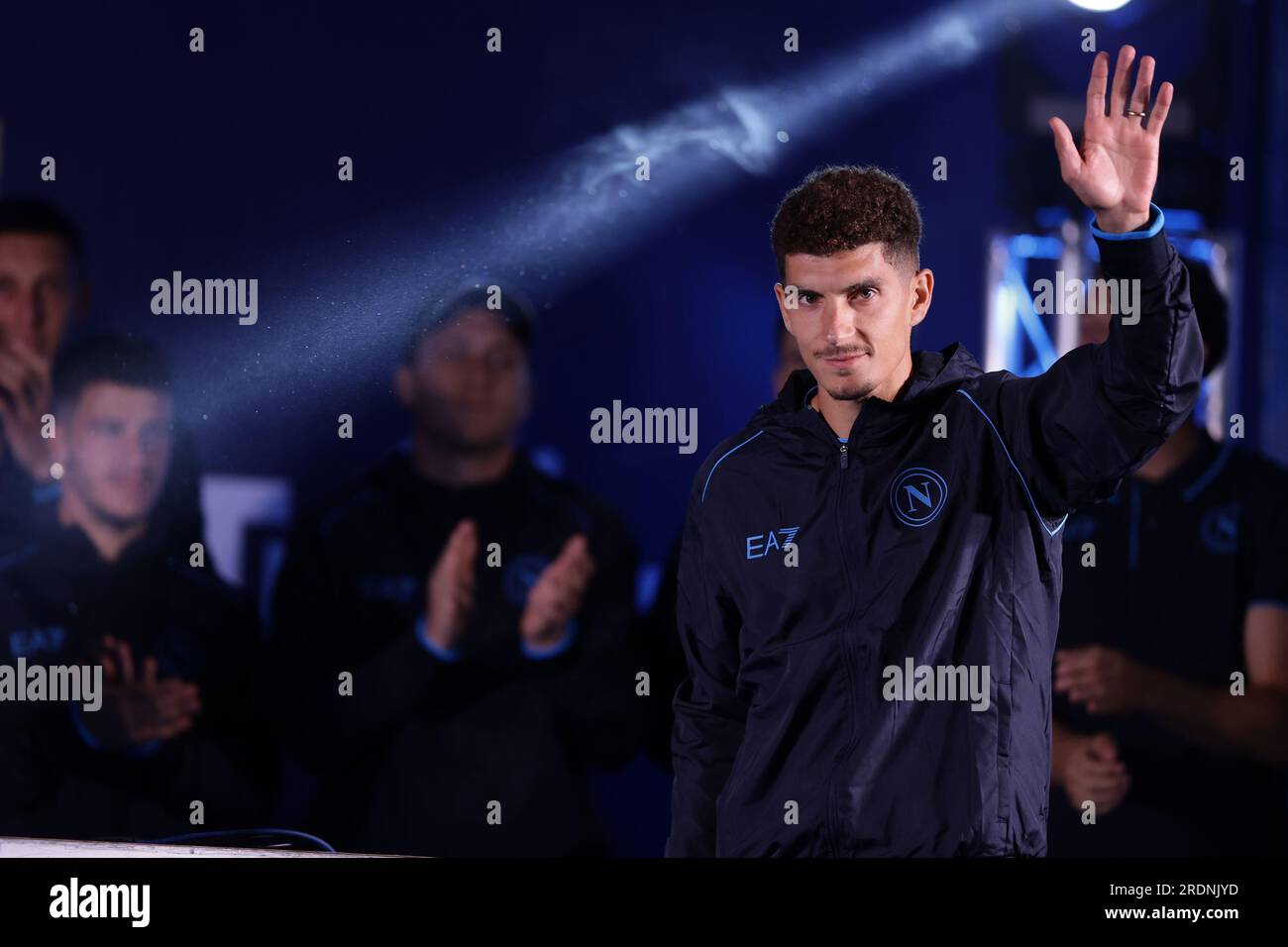 SSC Napoli's Italian defender Giovanni Di Lorenzo gesticulate during ...