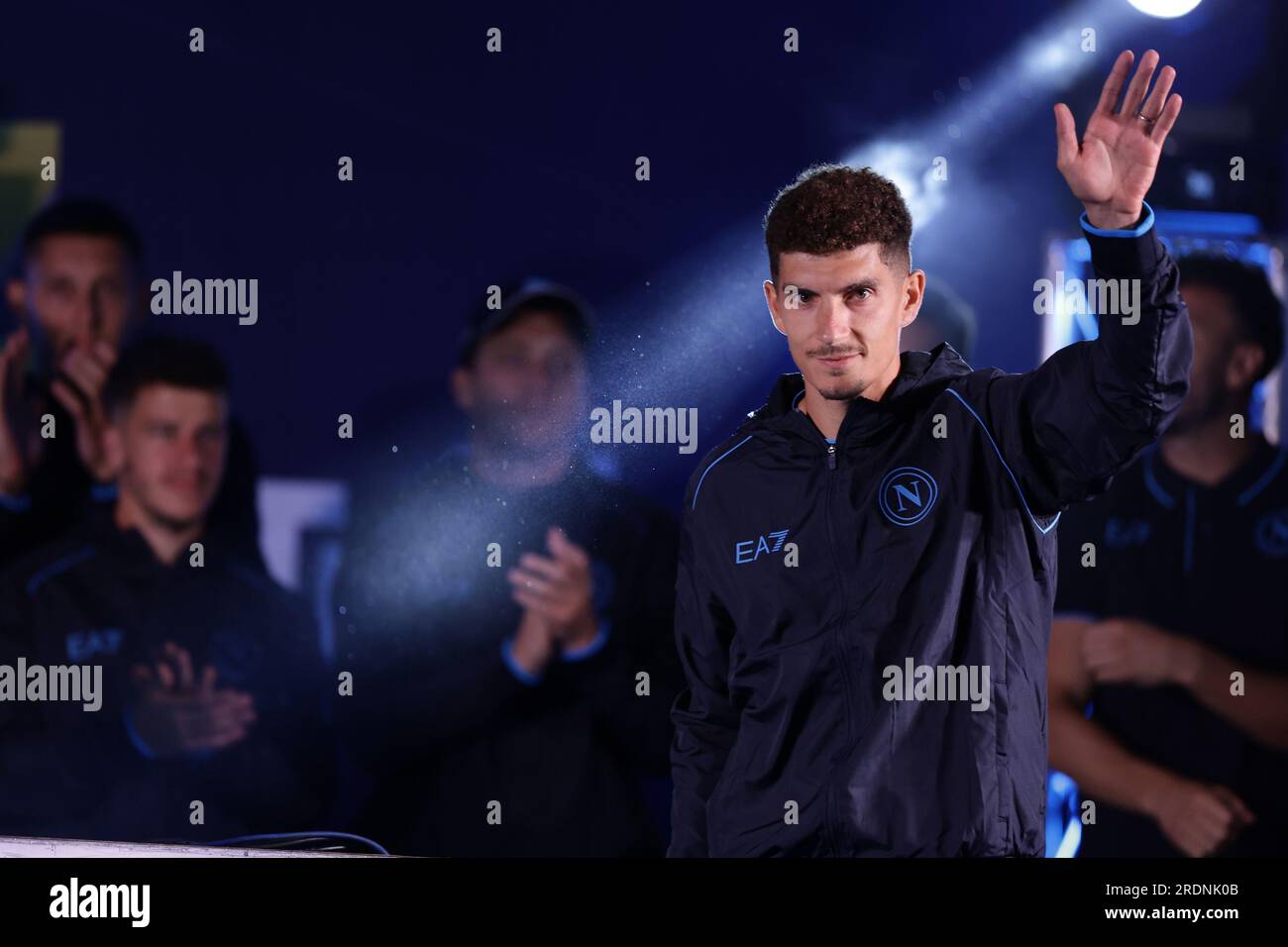 SSC Napoli's Italian defender Giovanni Di Lorenzo gesticulate during ...