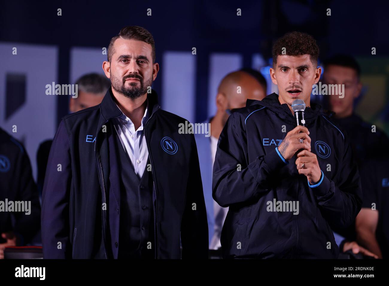 SSC Napoli's Italian vicepresident Edoardo De Laurentiis and SSC Napoli ...