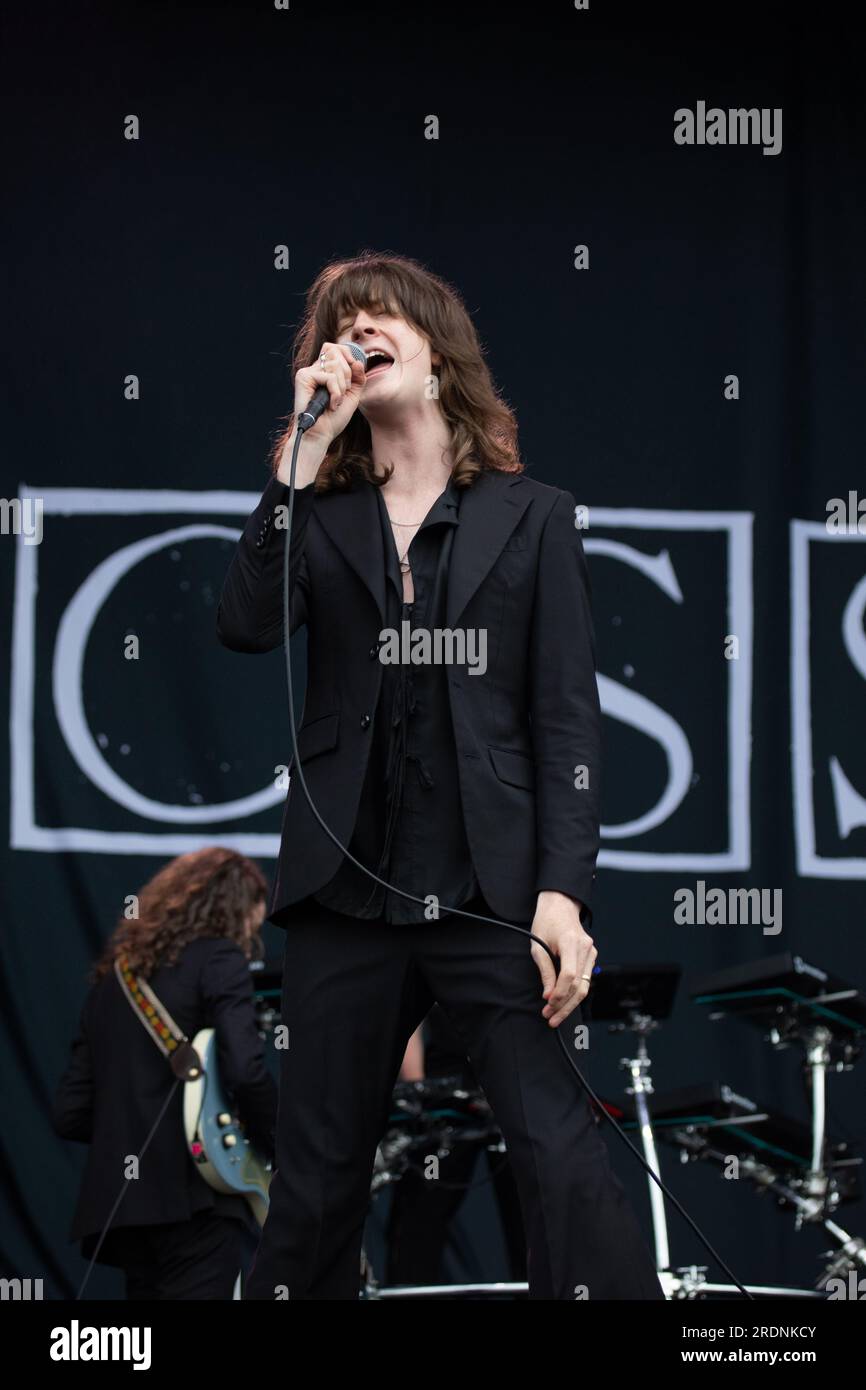 Sheffield, UK. 22nd July 2023. Blossoms live on the Sarah Nulty Main ...