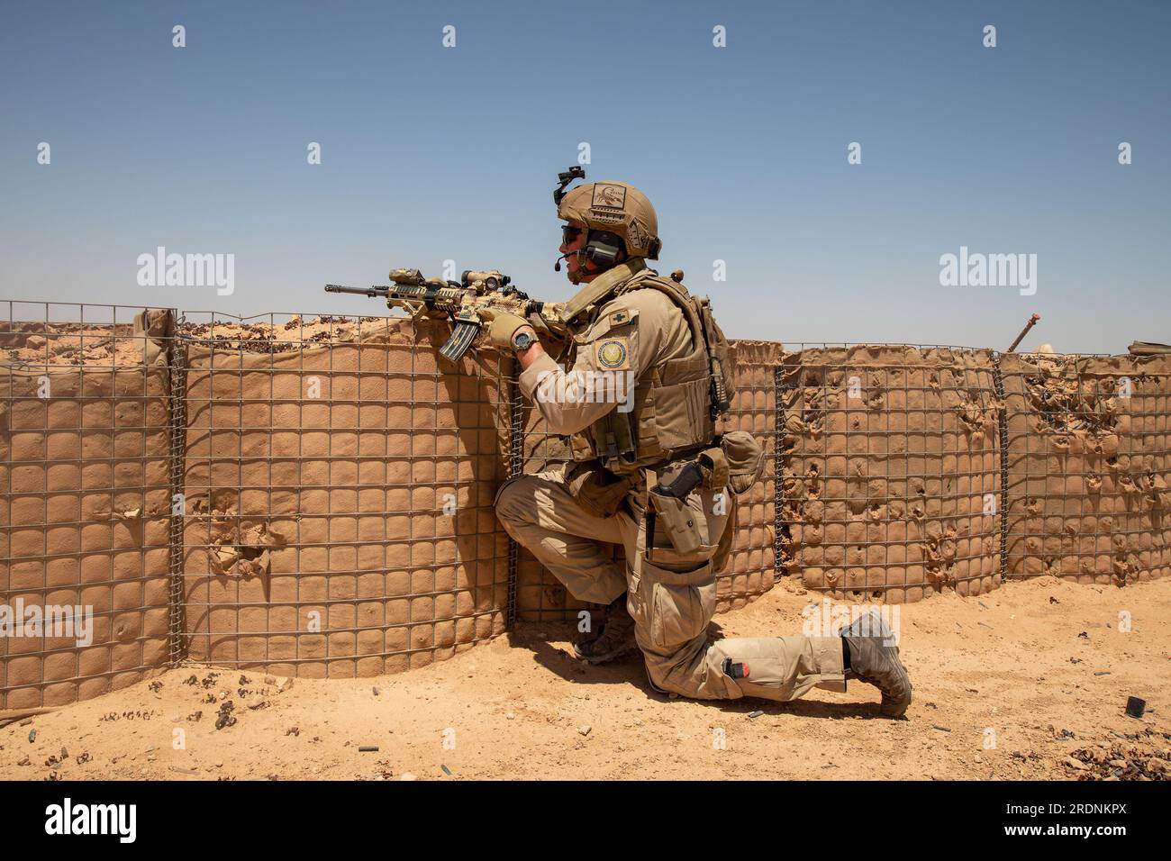 A Norwegian soldier, assigned to the Telemark Mechanized Infantry ...