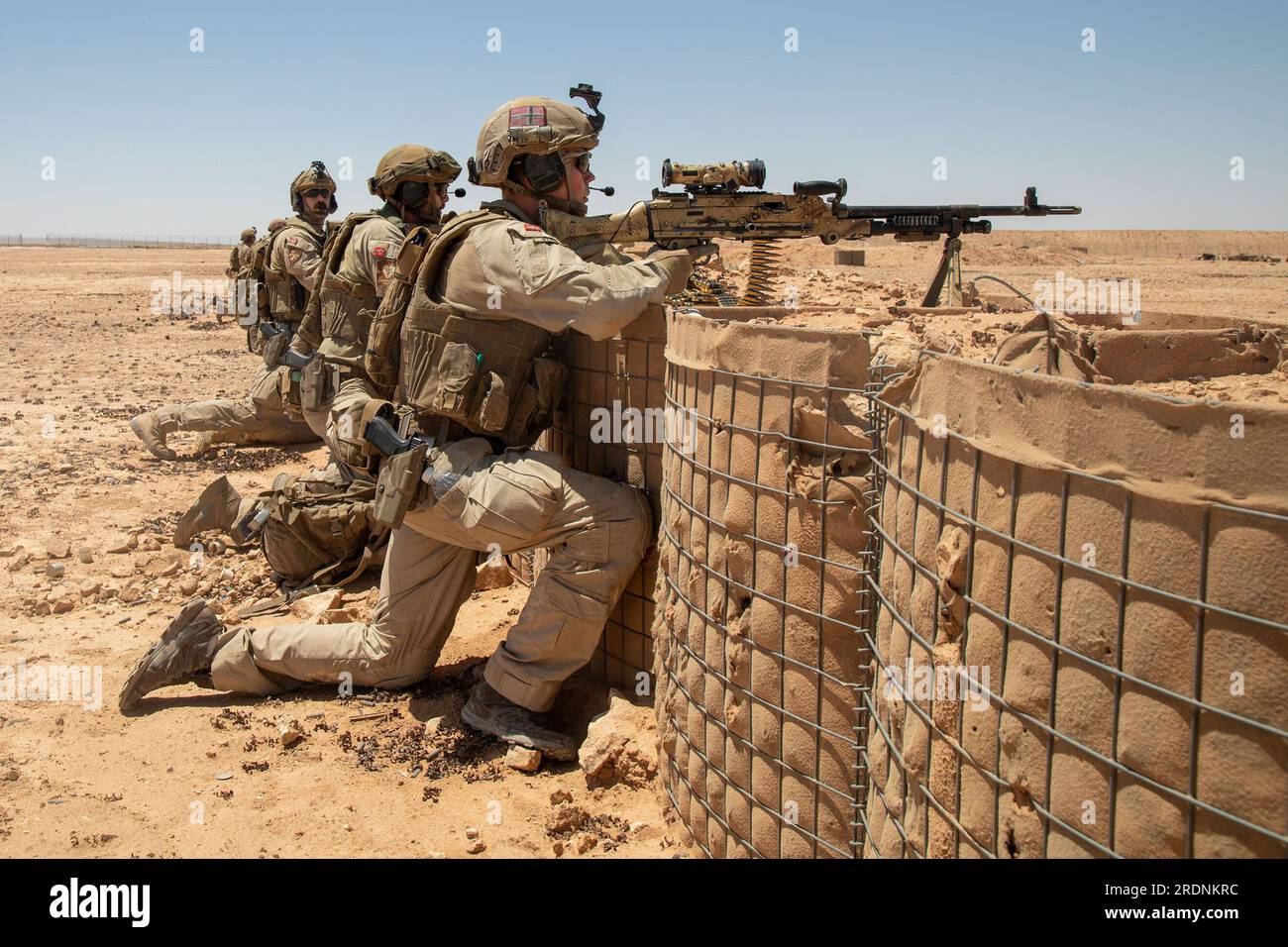 Norwegian soldiers, assigned to the Telemark Mechanized Infantry ...