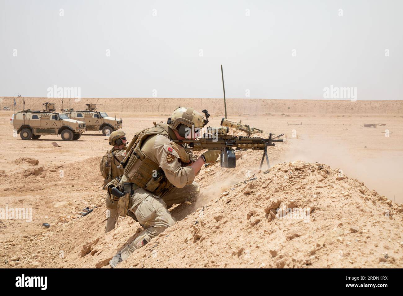 Norwegian soldiers, assigned to the Telemark Mechanized Infantry ...