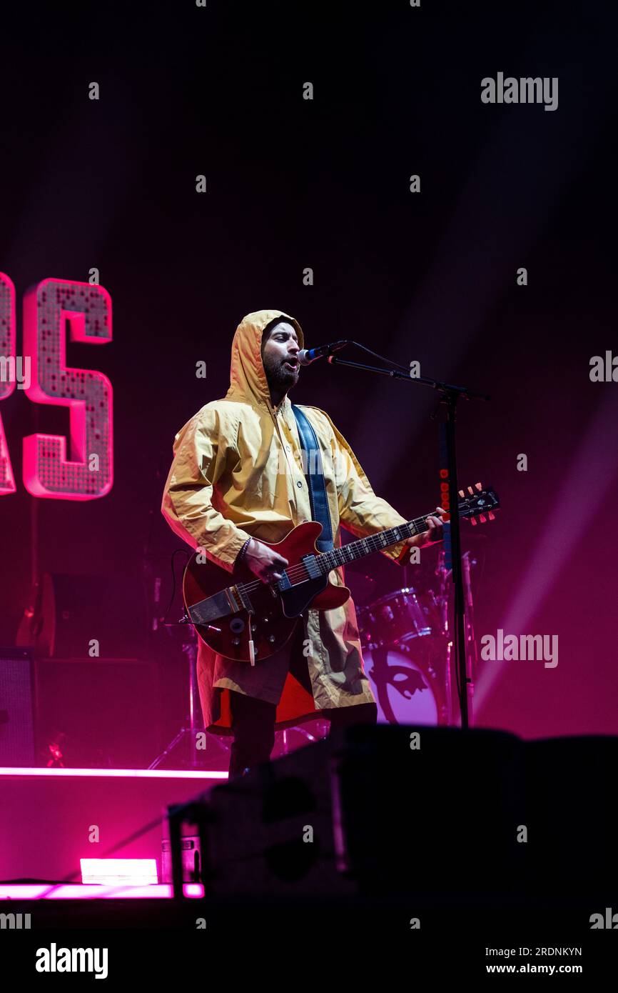 Sheffield, UK. 22nd July 2023. Courteeners Live on stage at the Sarah ...