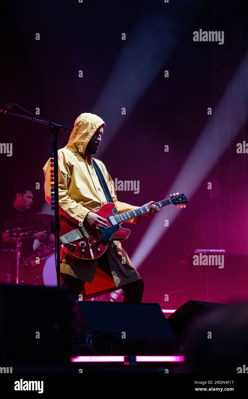 Sheffield, UK. 22nd July 2023. Courteeners Live on stage at the Sarah ...
