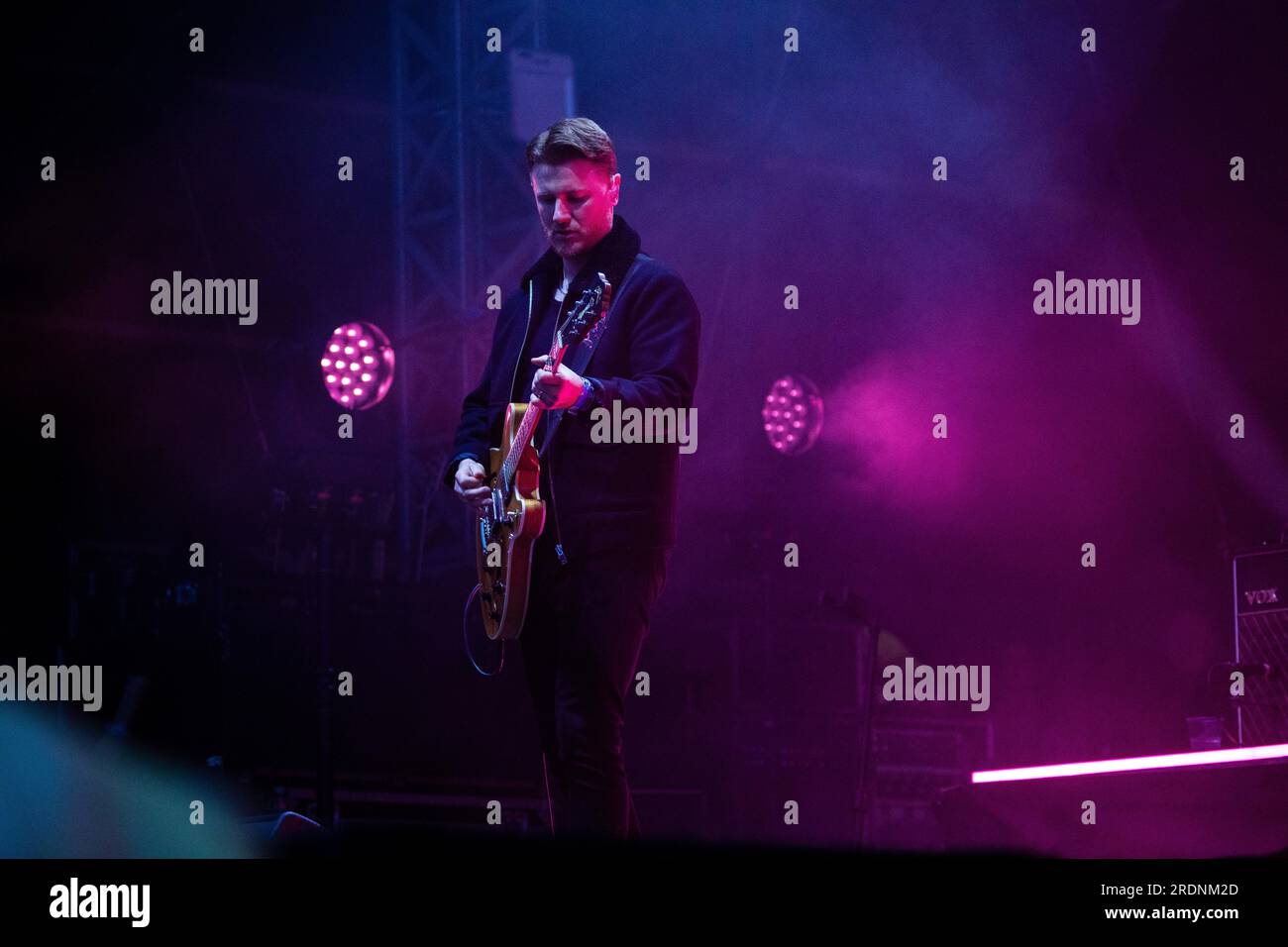 Sheffield, UK. 22nd July 2023. Courteeners Live on stage at the Sarah ...