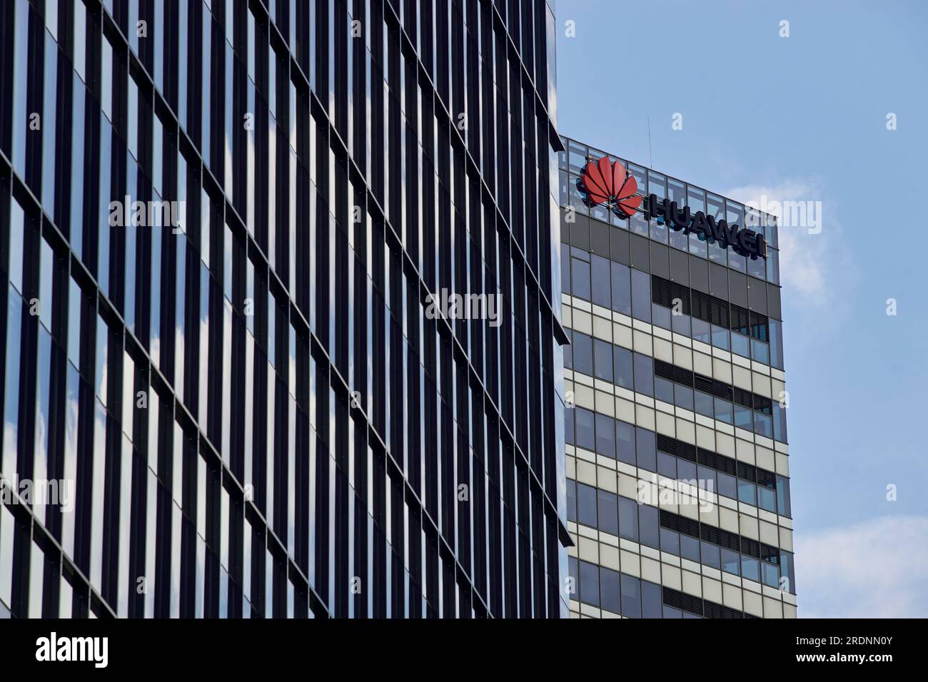 Bucharest, Romania - July 08, 2023: A logo of Huawei, Chinese ...