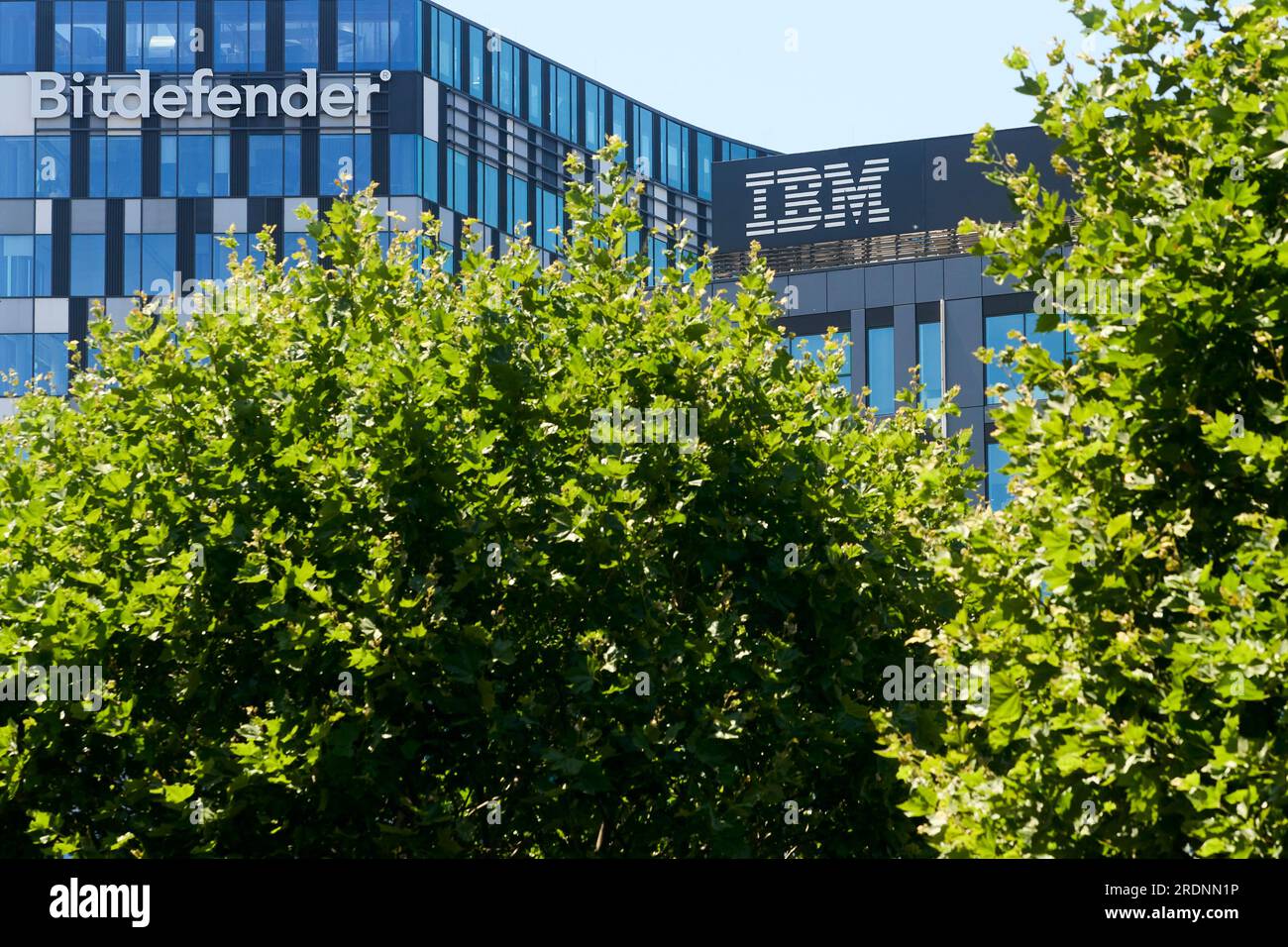 Bucharest, Romania - July 09, 2023: The logo of Romanian cybersecurity ...