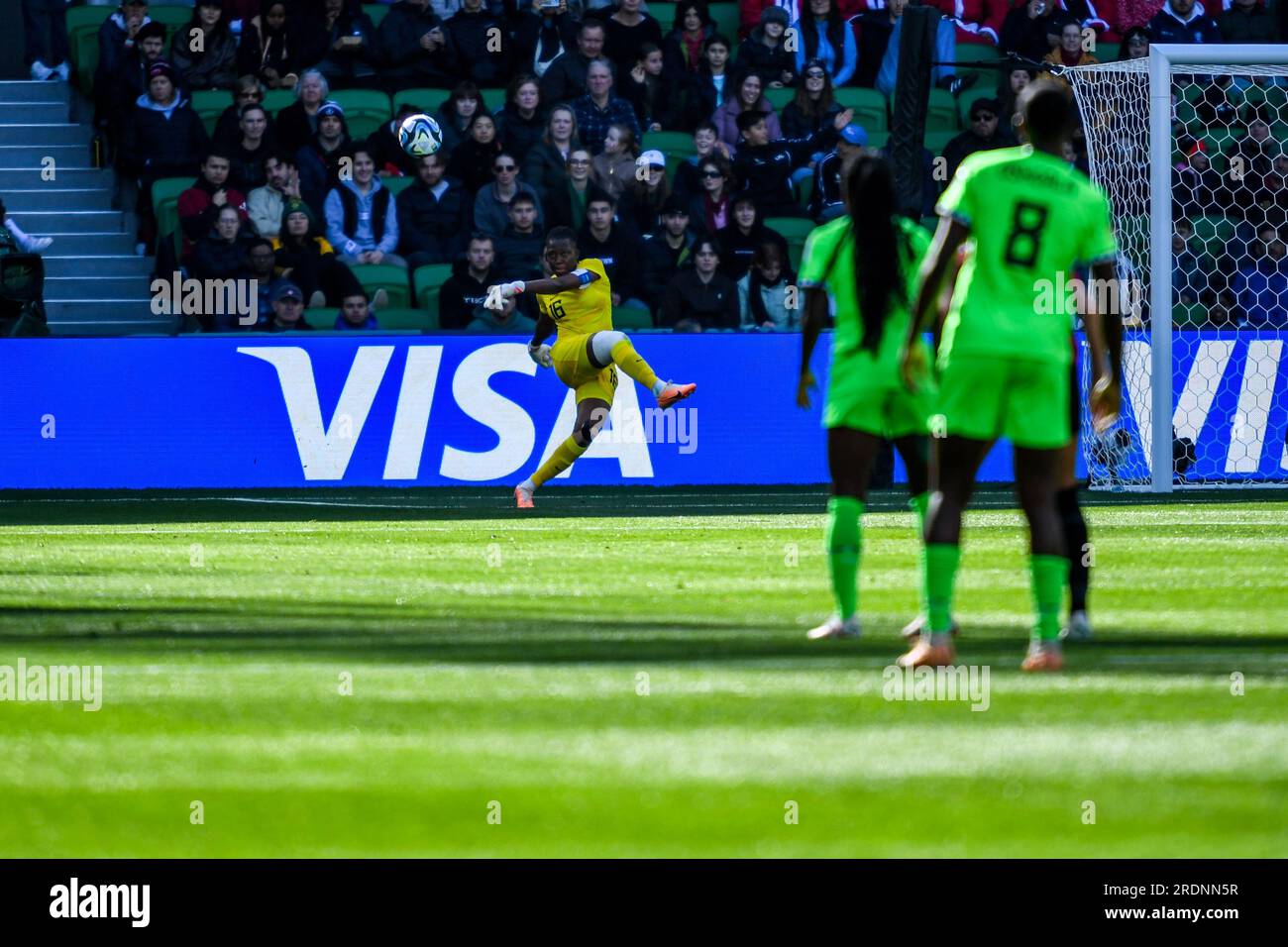 Chiamaka Nnadozie (No16) in action during the FIFA Women's World Cup ...