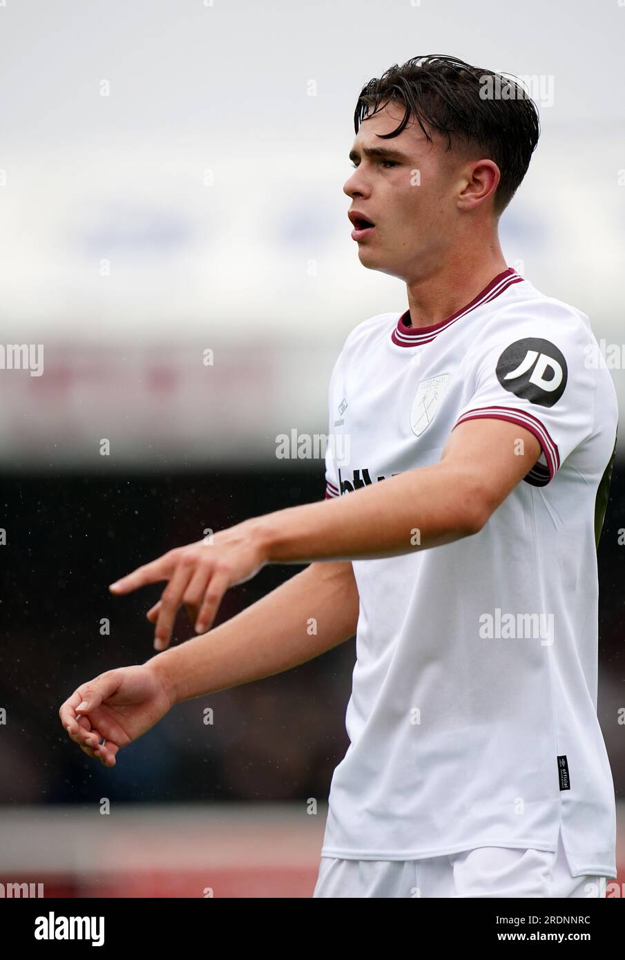 West Ham United's Lewis Orford during the pre-season friendly match at ...