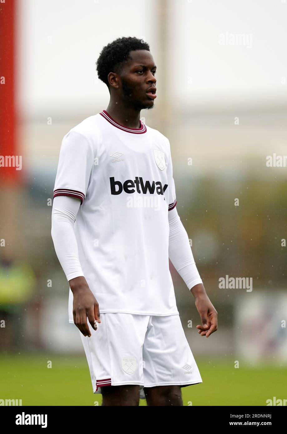 West Ham United's Kamarai Swyer during the pre-season friendly match at ...