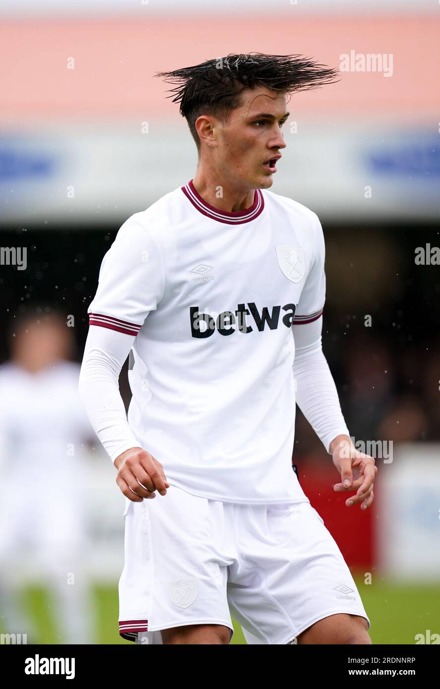 West Ham United's Freddie Potts during the pre-season friendly match at ...