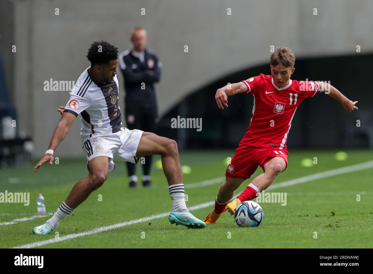 Felcsut, Hungary. 30th May, 2023. Almugera Kabar of Germany (L) and ...