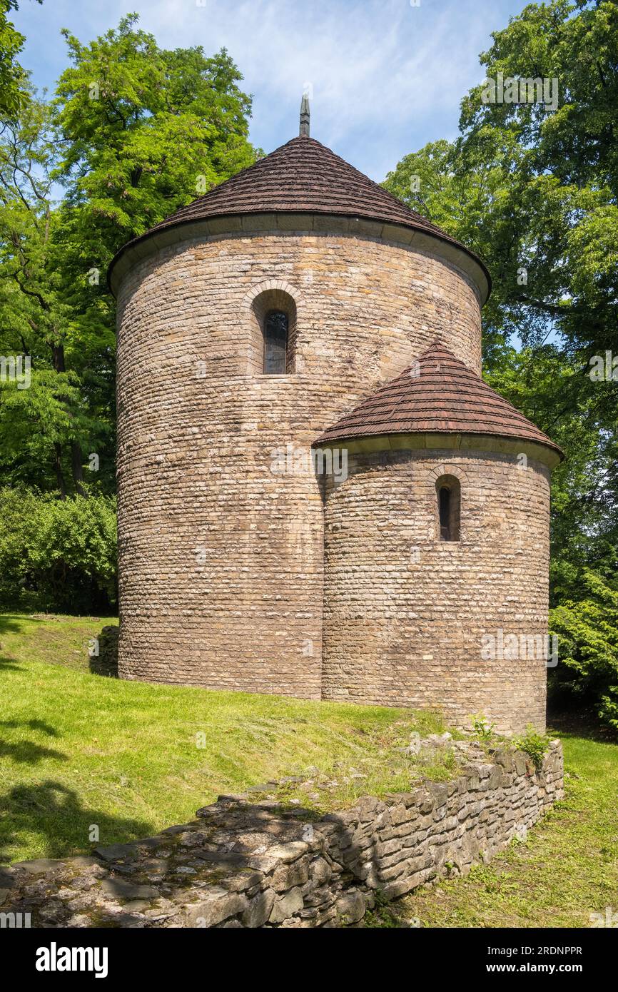 Rotunda of St. Nicholas and St. Wenceslas on the Castle Hill in Cieszyn, Poland Stock Photo - Alamy