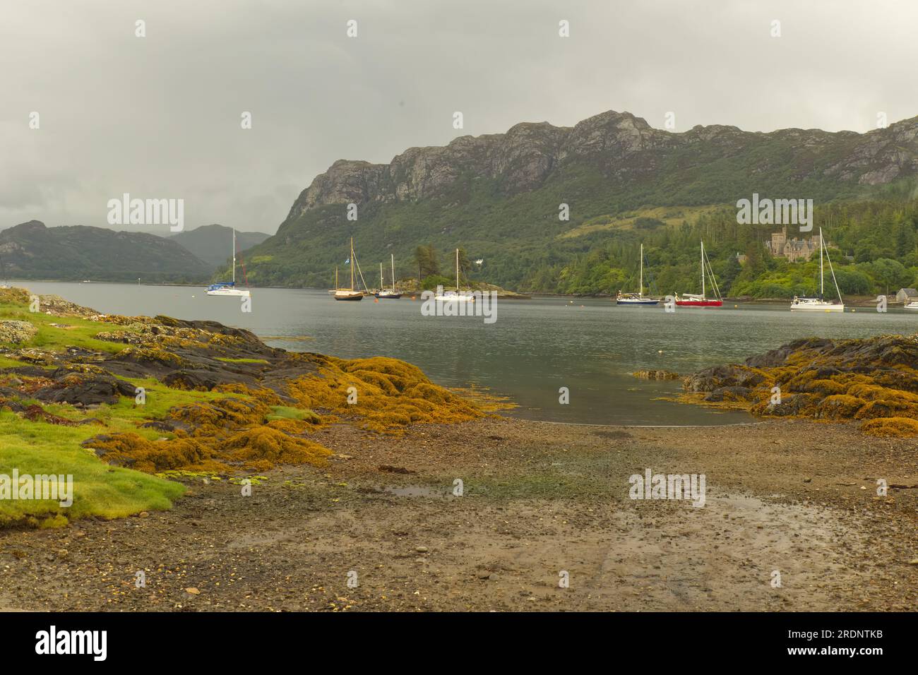Plockton harbour. .Plockton (Am Ploc in gaelic) is a small village in ...