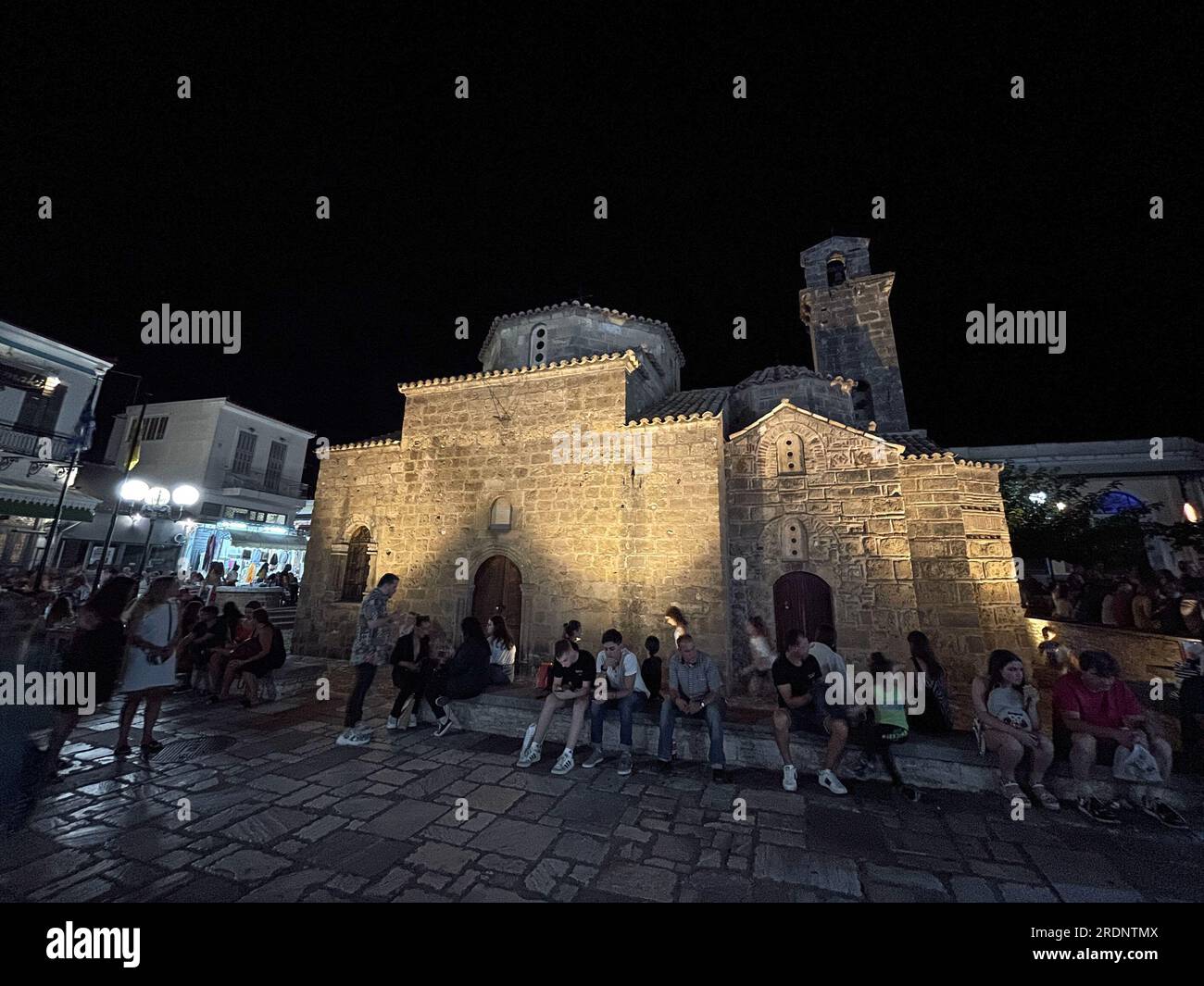 KALAMATA - GREECE, JANUARY 2022: The Historical Byzantine church Agioi ...