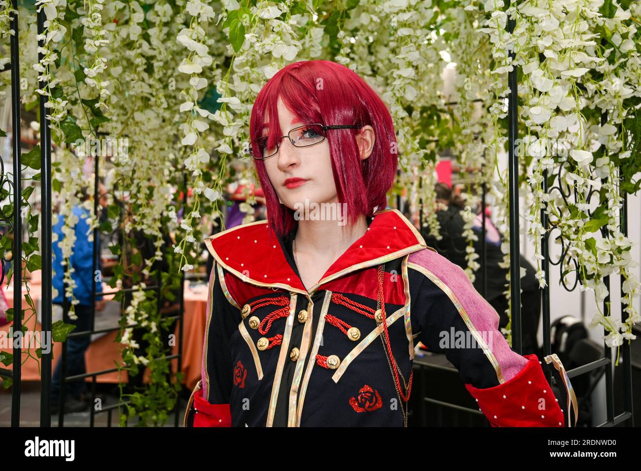 London, UK. 22nd July, 2023. Attendees dress up as Cosplay costume at ...