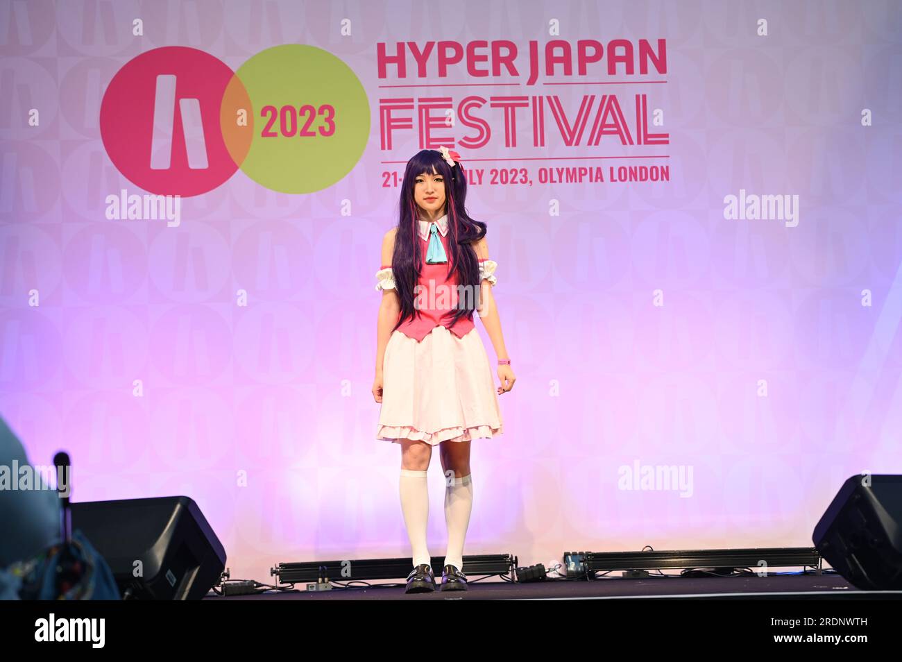 London, UK. 22nd July, 2023. Hyper Japan Cosplay Masquerade competition ...