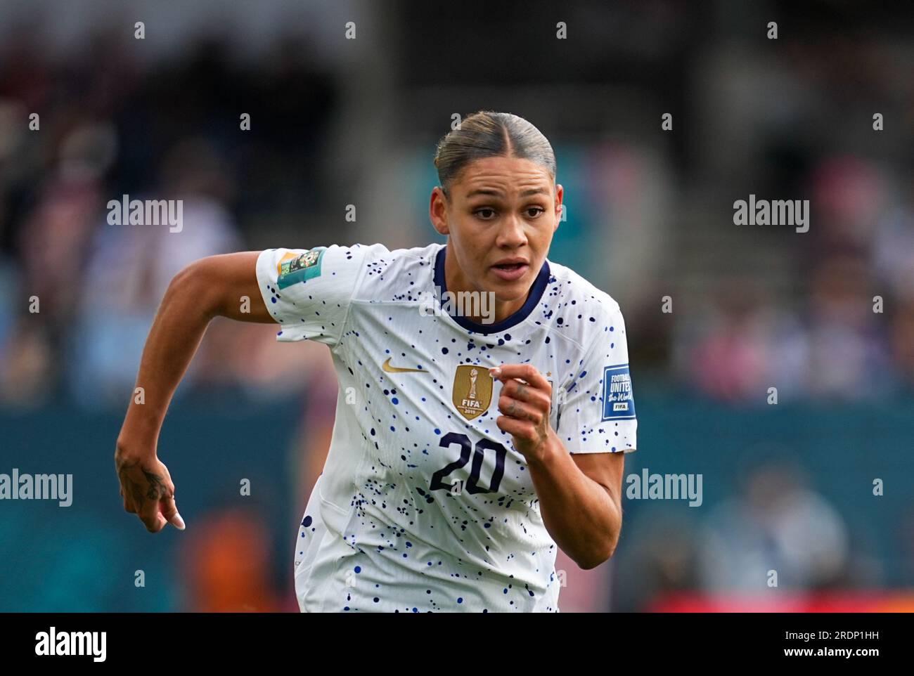 Eden Park, Auckland, New Zealand. 22nd July, 2023. Trinity Rodman (USA ...