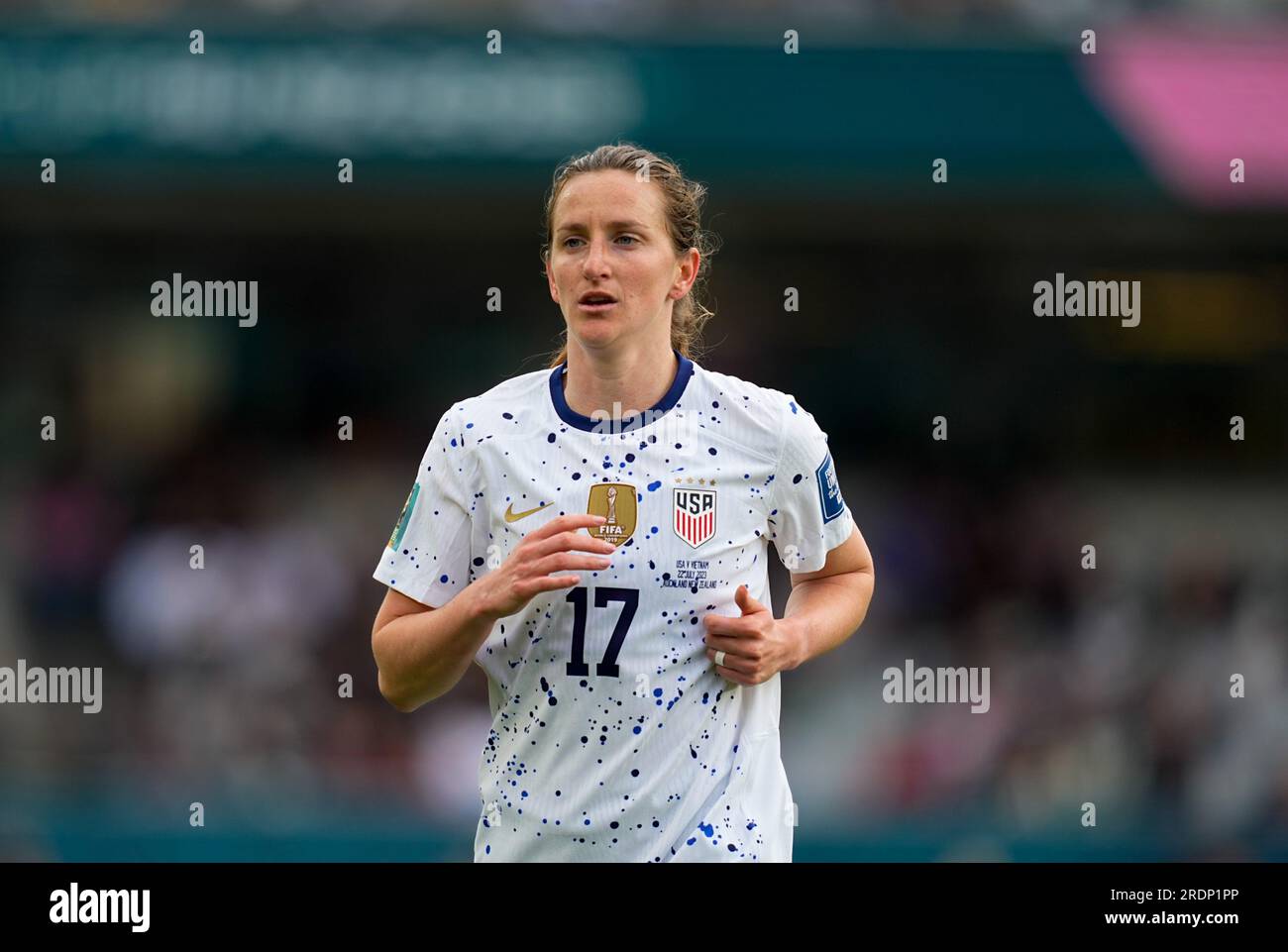 Eden Park, Auckland, New Zealand. 22nd July, 2023. Andi Sullivan (USA)l ...