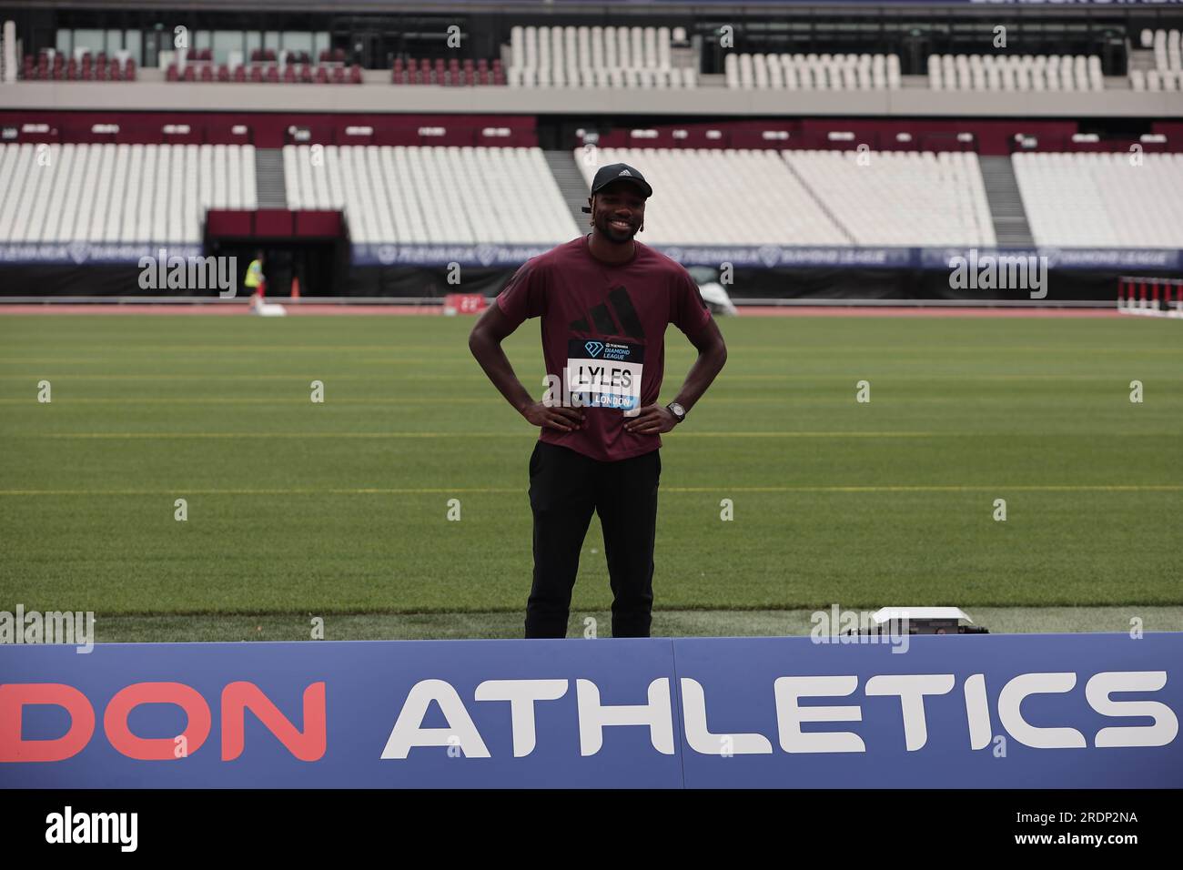 Khaleb Brooks giving inspirational winning speech Stock Photo - Alamy