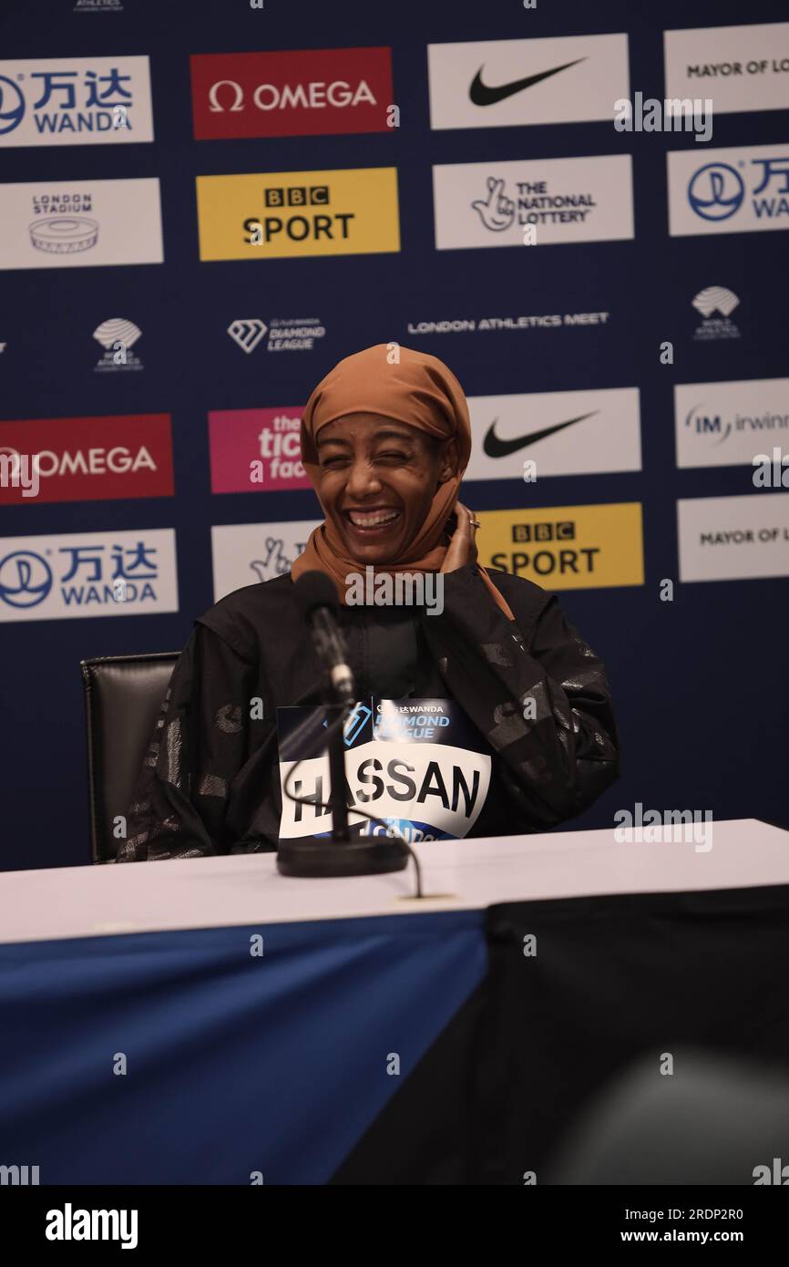 Khaleb Brooks giving inspirational winning speech Stock Photo - Alamy