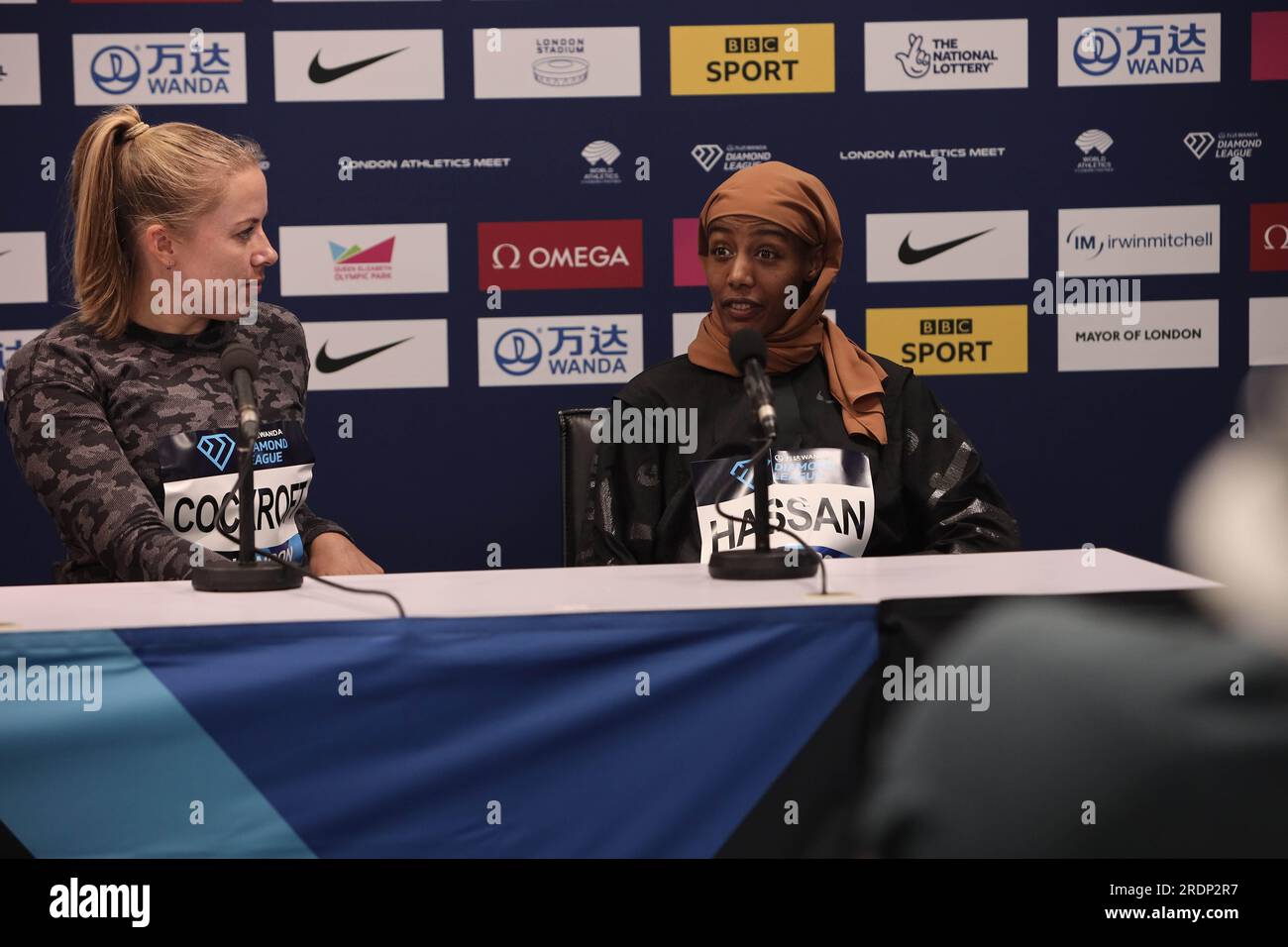 Khaleb Brooks giving inspirational winning speech Stock Photo - Alamy