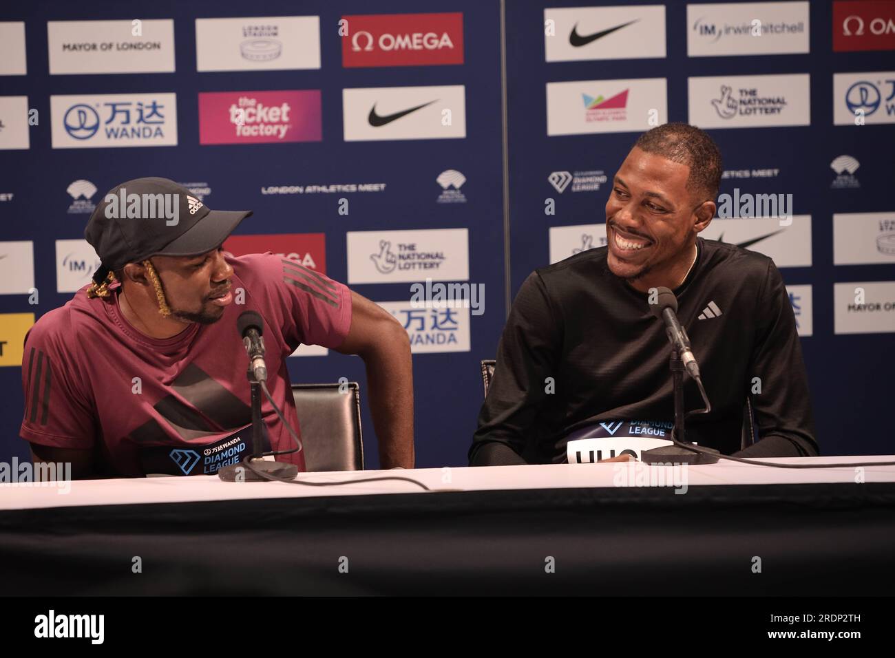 Khaleb Brooks giving inspirational winning speech Stock Photo - Alamy