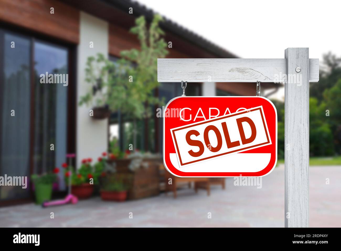 House signboard sold hi-res stock photography and images - Alamy