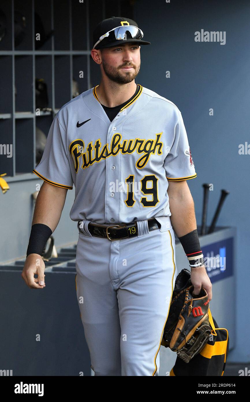 LOS ANGELES, CA - JULY 05: Pittsburgh Pirates third baseman Jared ...