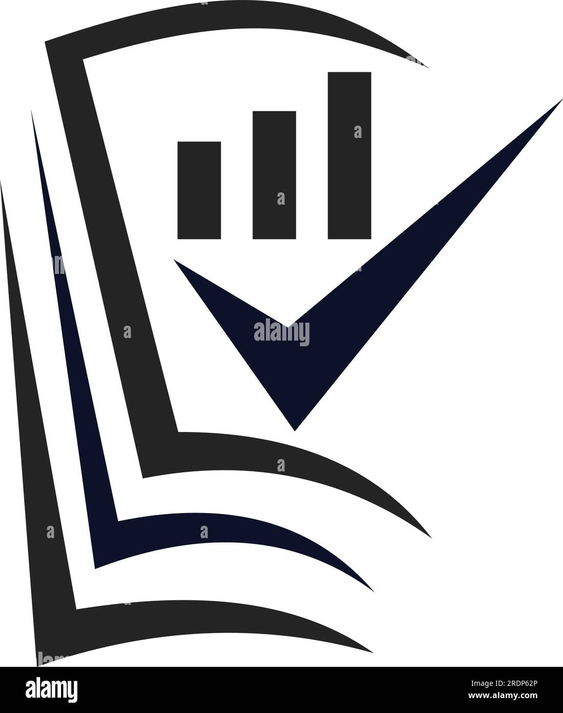 accounting logo template. Icon Illustration Brand Identity. Isolated ...