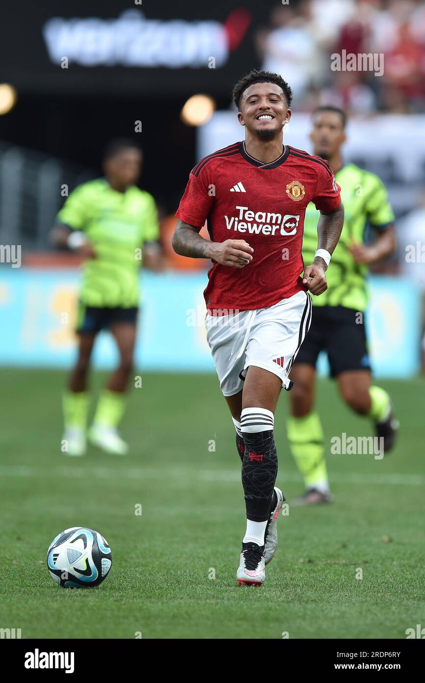 Jadon sancho 2023 manchester united hi-res stock photography and images - Alamy