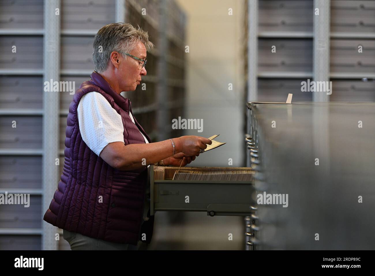 Bad Arolsen, Germany. 11th July, 2023. Nicole Dominicus, Head of the ...