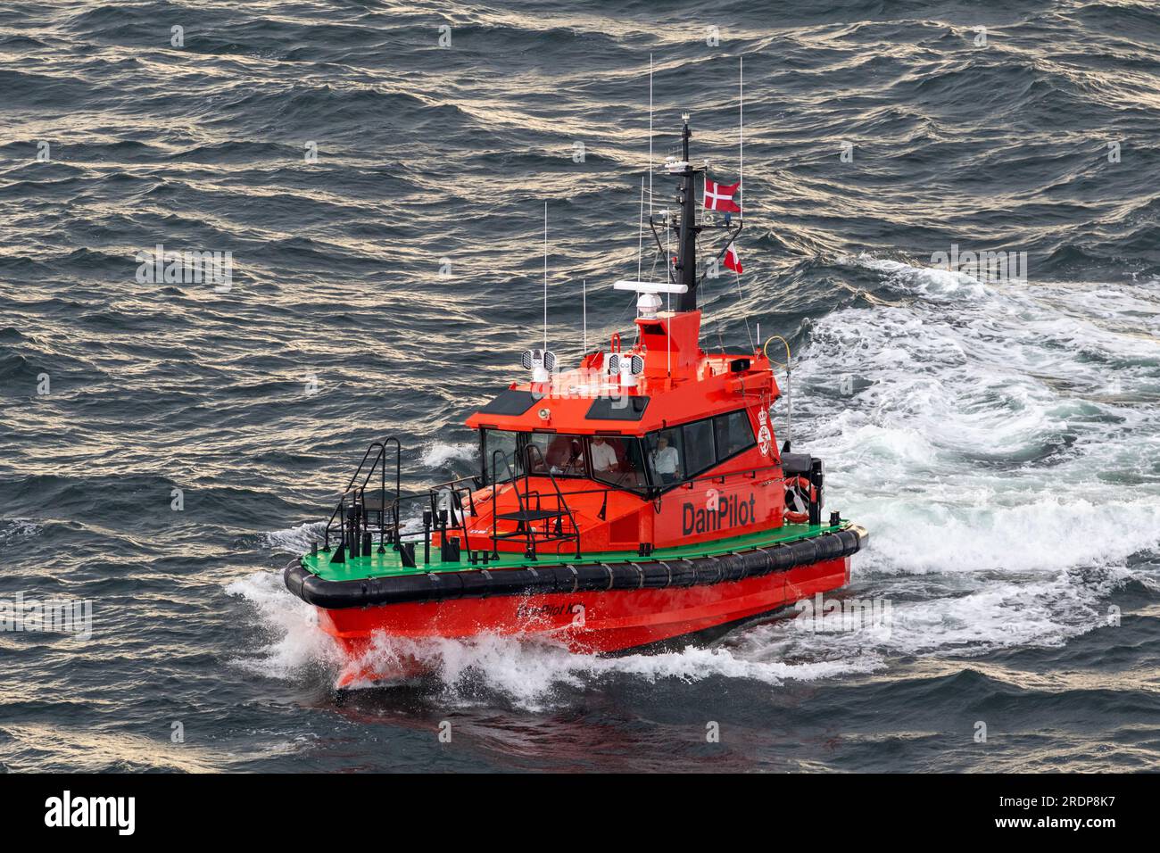 Pilot Boat, The Great Belt Strait, Denmark, Europe Stock Photo - Alamy