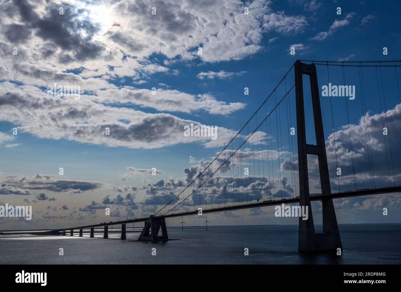 The Great Belt Bridge, Denmark,Europe Stock Photo - Alamy