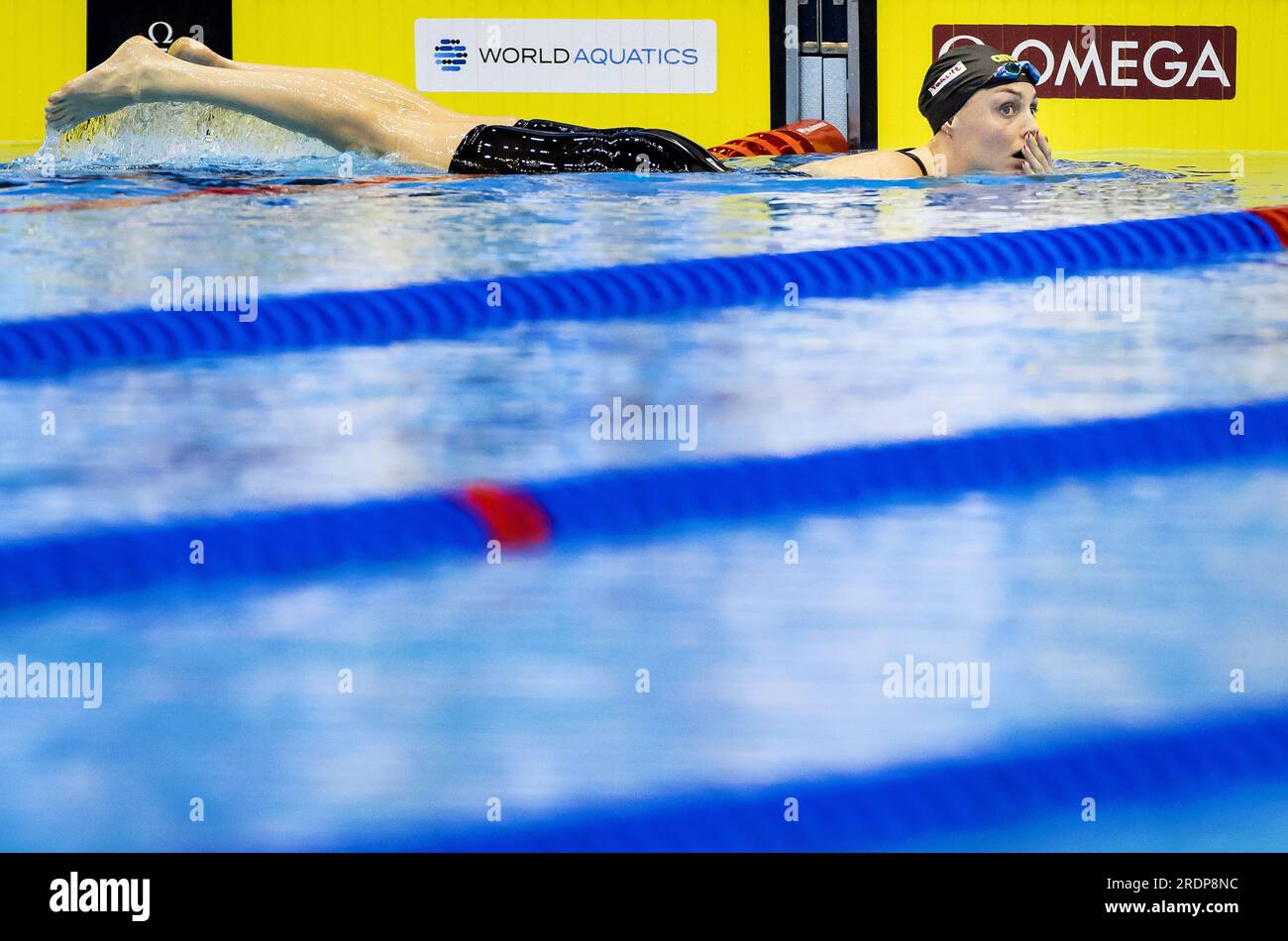 FUKUOKA - Marrit Steenbergen after the 200 individual medley during the ...