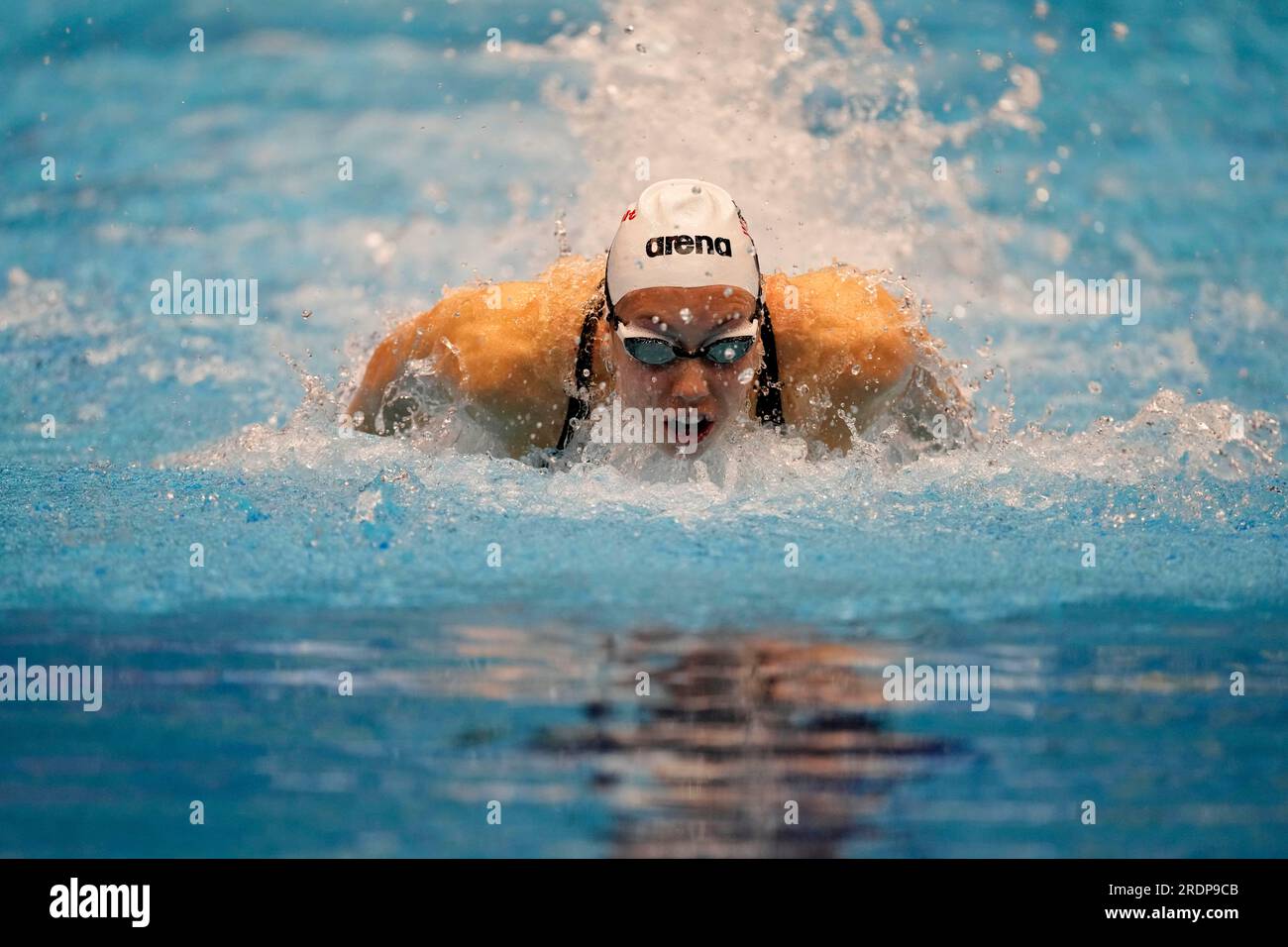 Gretchen Walsh of the United States competes at Women 100m butterfly ...