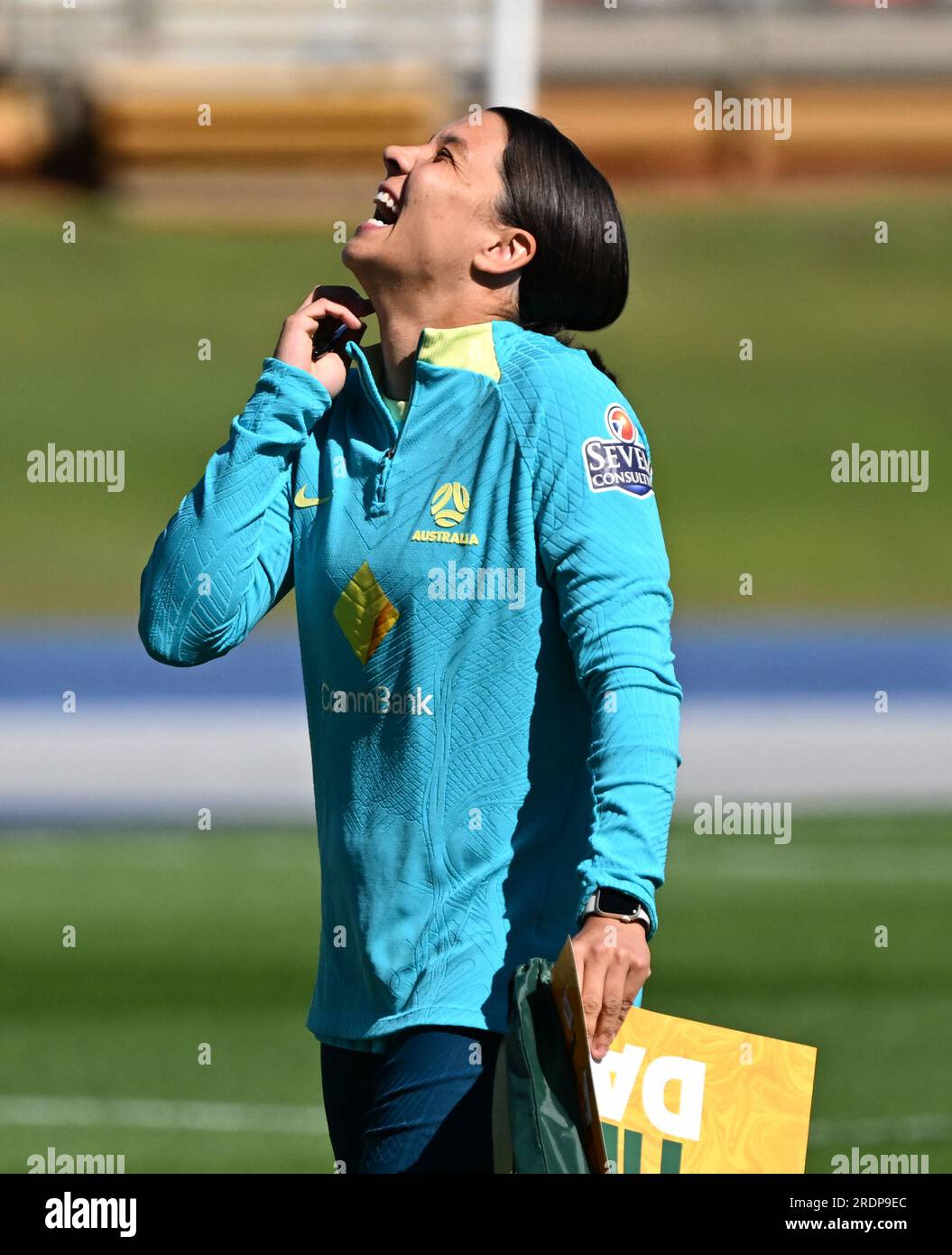 Brisbane, Australia. 23rd July, 2023. Sam Kerr is seen during an ...
