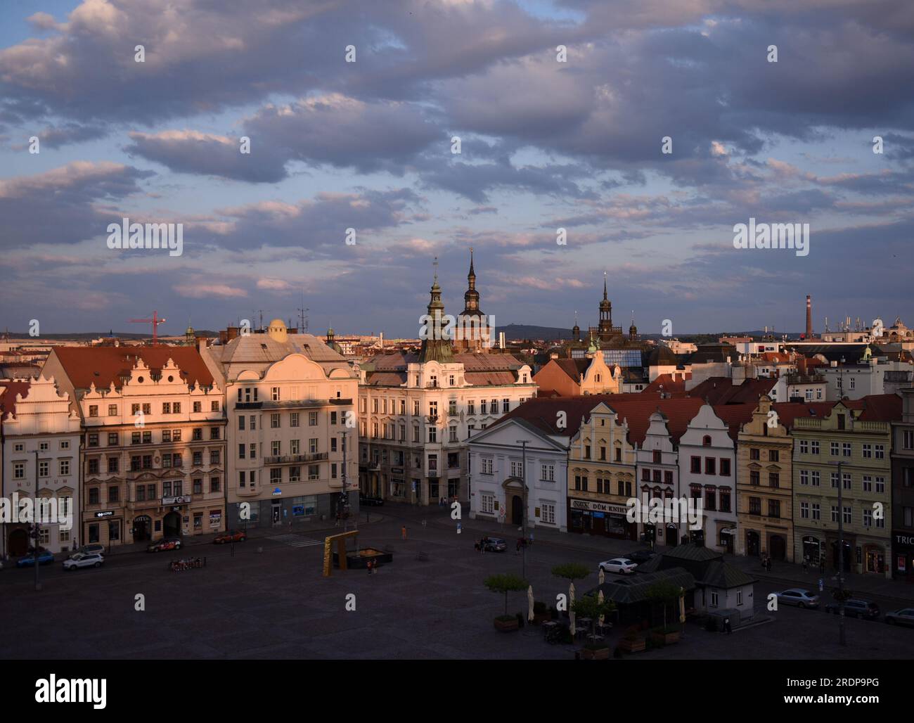 Pilsen. 17th July, 2023. This photo taken on July 17, 2023 shows a view ...