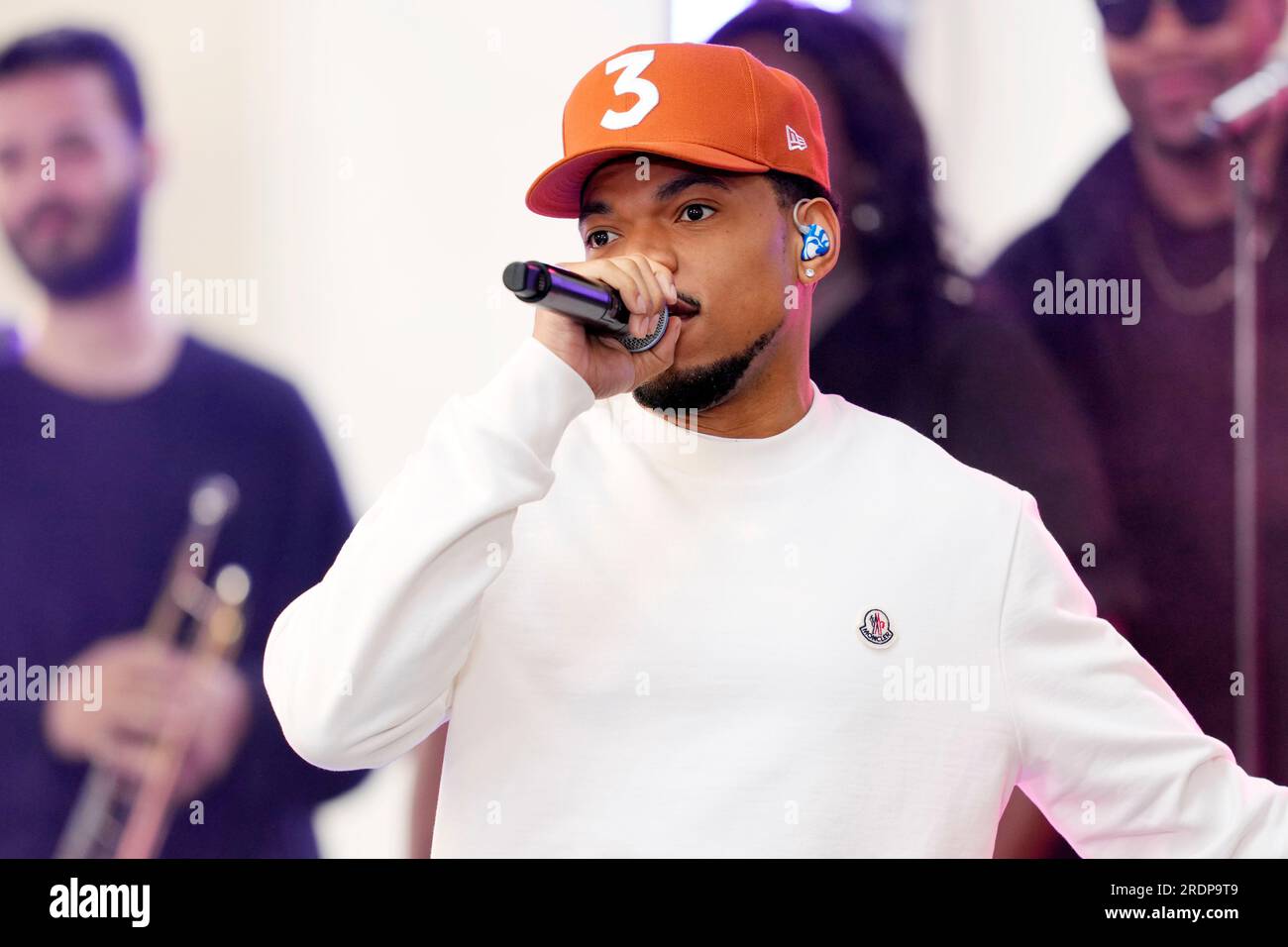 Chance the Rapper performs on NBC's "Today" show at Rockefeller Plaza ...