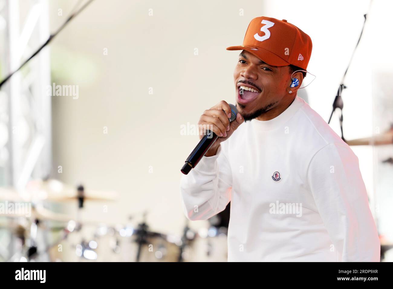 Chance the Rapper performs on NBC's "Today" show at Rockefeller Plaza ...