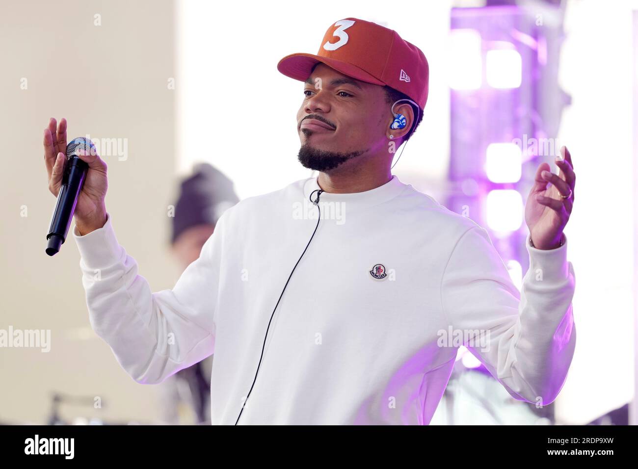 Chance the Rapper performs on NBC's "Today" show at Rockefeller Plaza ...