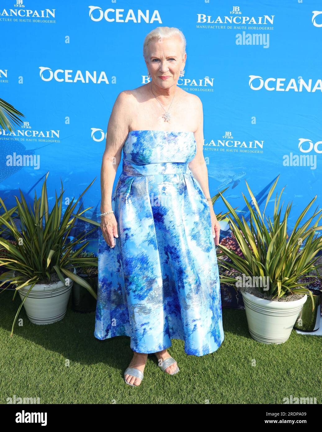 Dana Point, USA. 22nd July, 2023. Karen Cahill arrives at Oceanas ...