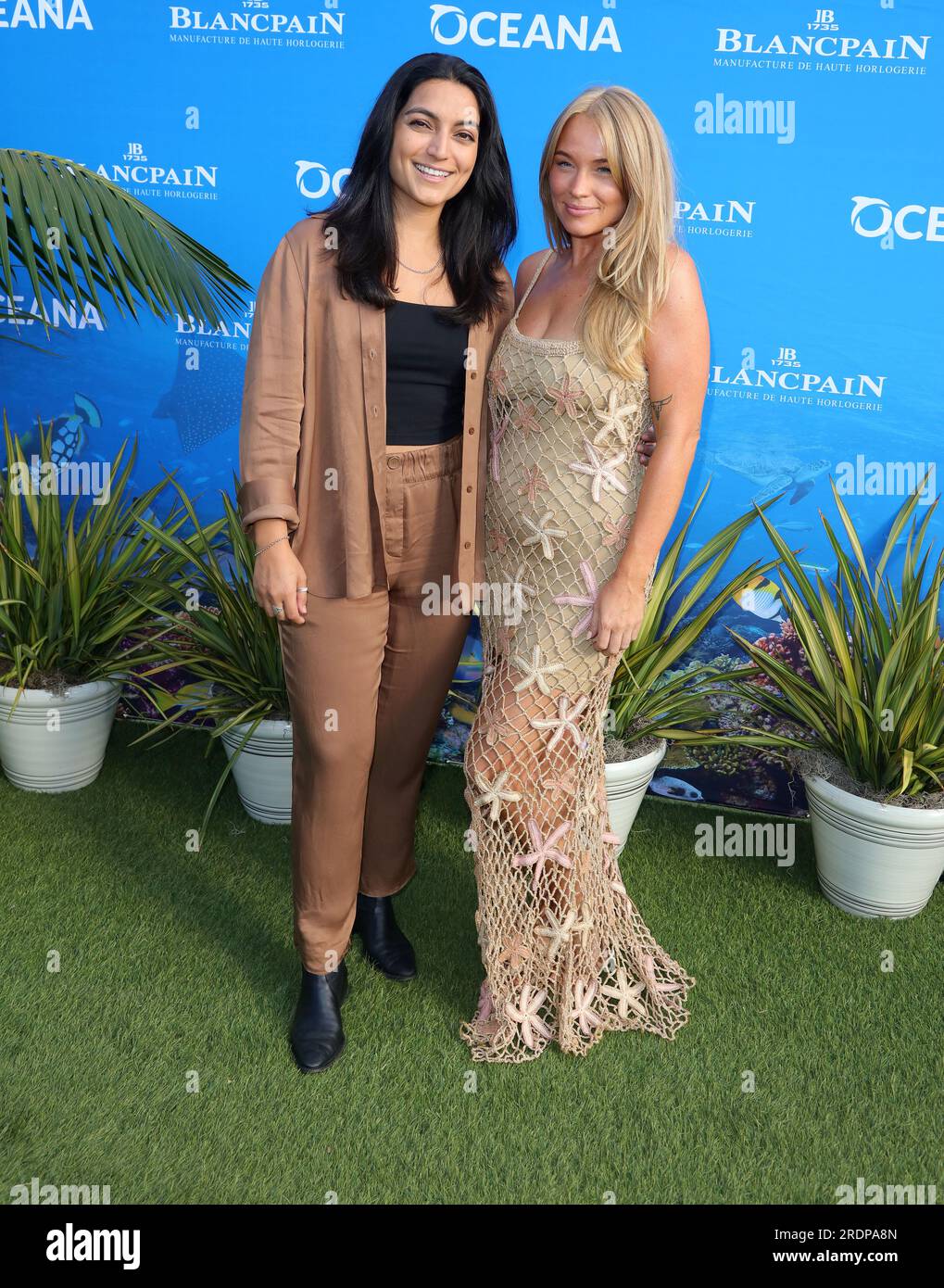 Dana Point, USA. 22nd July, 2023. Zoya Bilgary, Alix Traeger arrives at ...