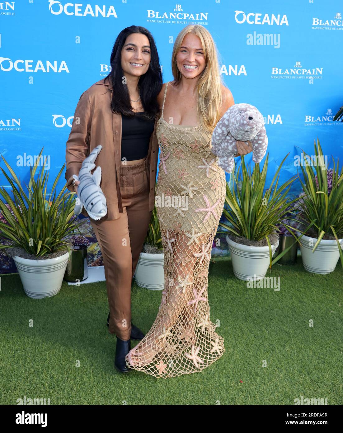 Dana Point, USA. 22nd July, 2023. Zoya Bilgary, Alix Traeger arrives at Oceanas SeaChange Summer ...