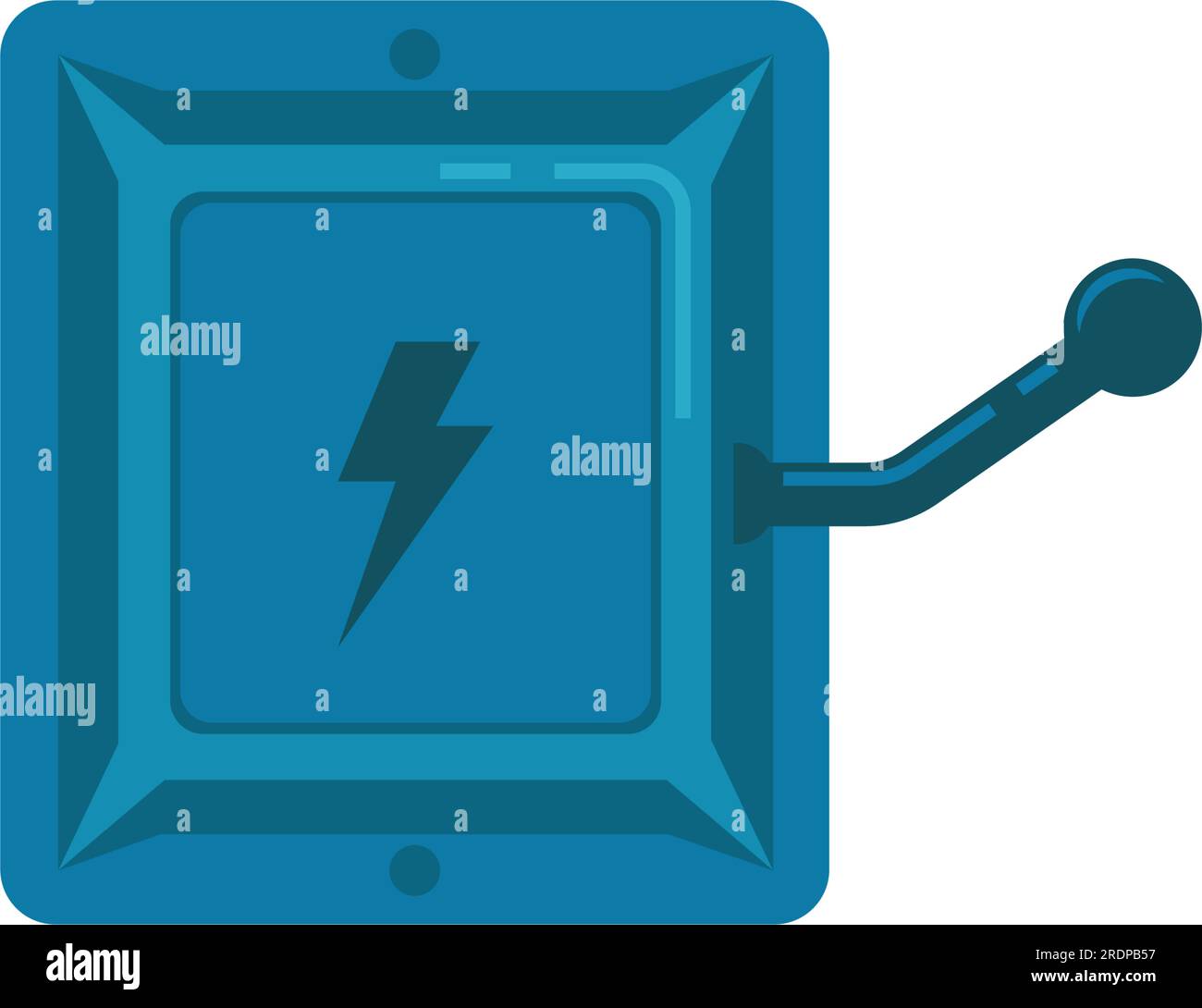 electric switch cartoon vector icon element design template Stock ...