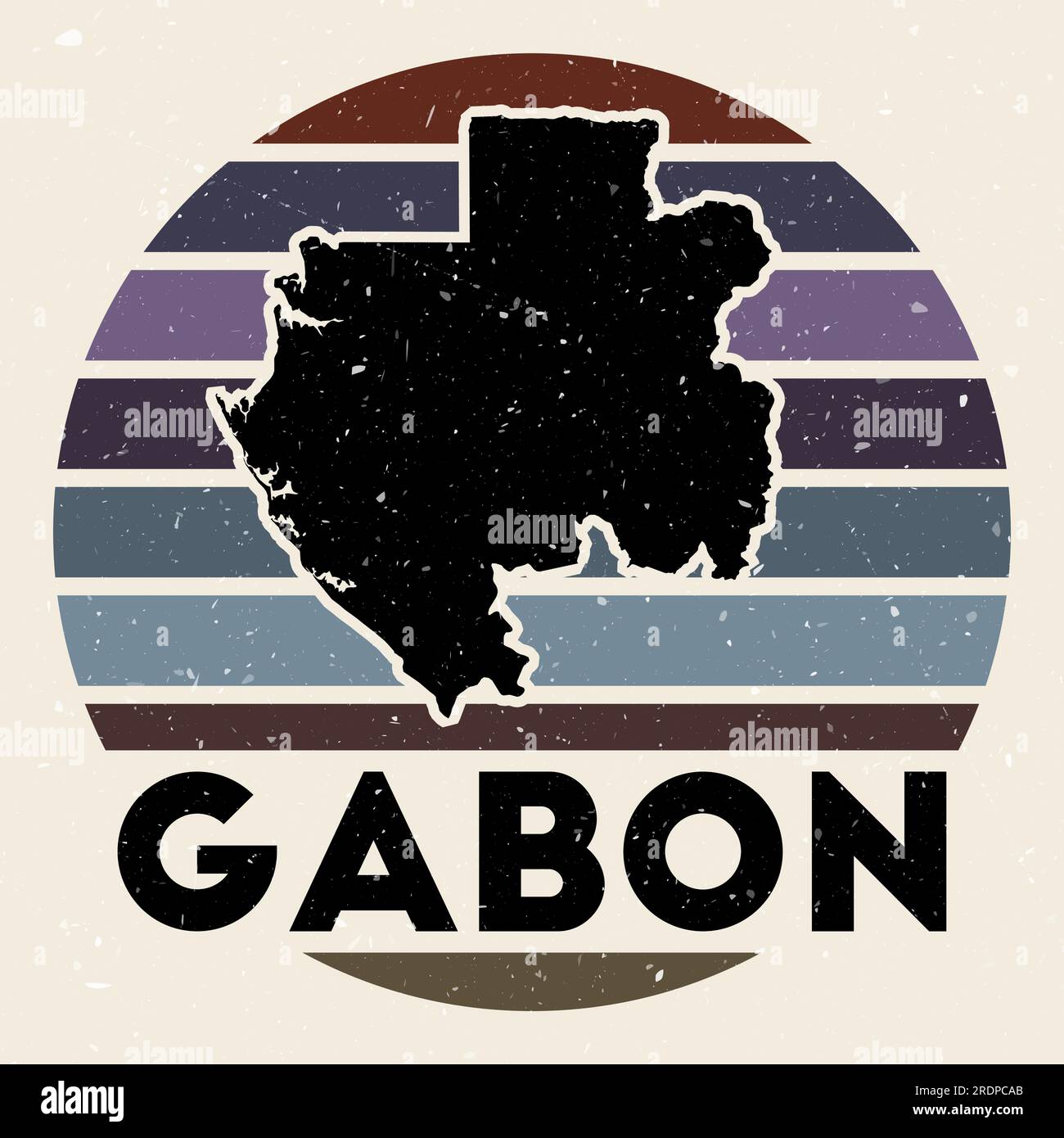 Country gabon map hi-res stock photography and images - Alamy