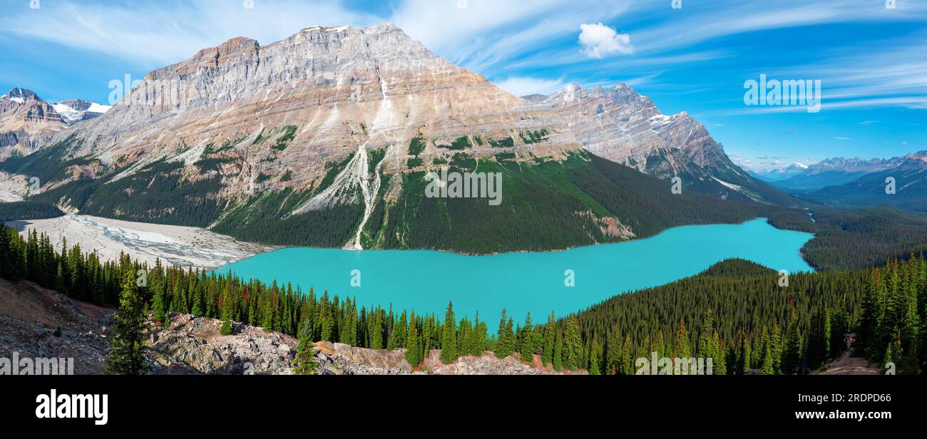 Banff national park panorama hi-res stock photography and images - Alamy